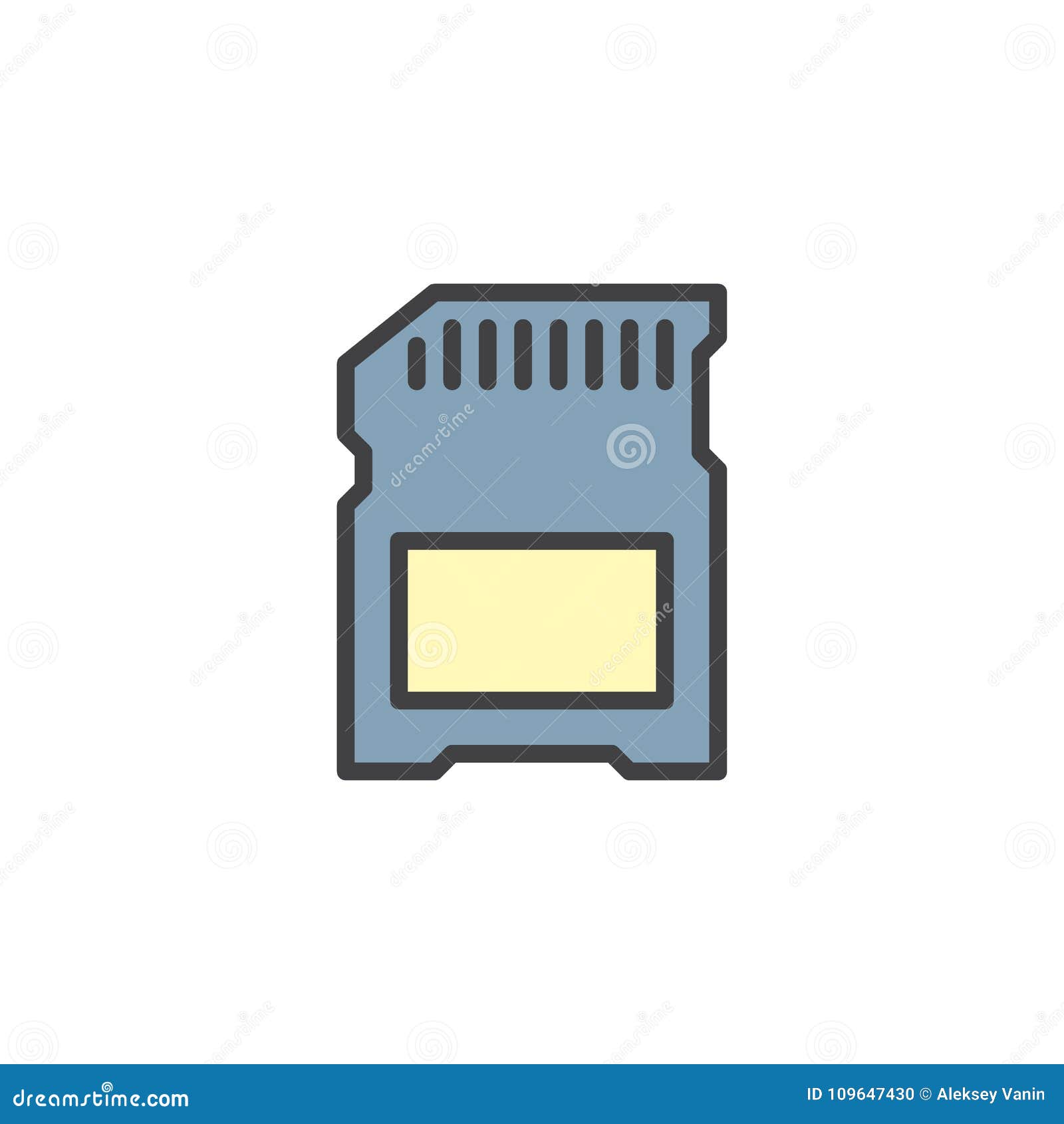 SD Card Filled Outline Icon Stock Vector - Illustration of filled ... SD Card Filled Outline Icon Stock Vector - Illustration of filled ...