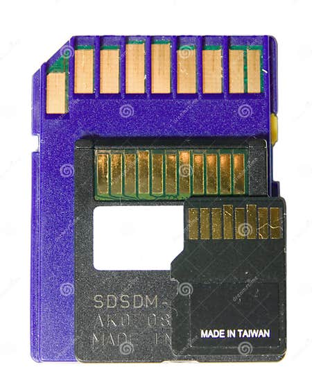 SD Card, Mini SD, and Micro SD Stock Photo - Image of gigabyte, sdxc ...