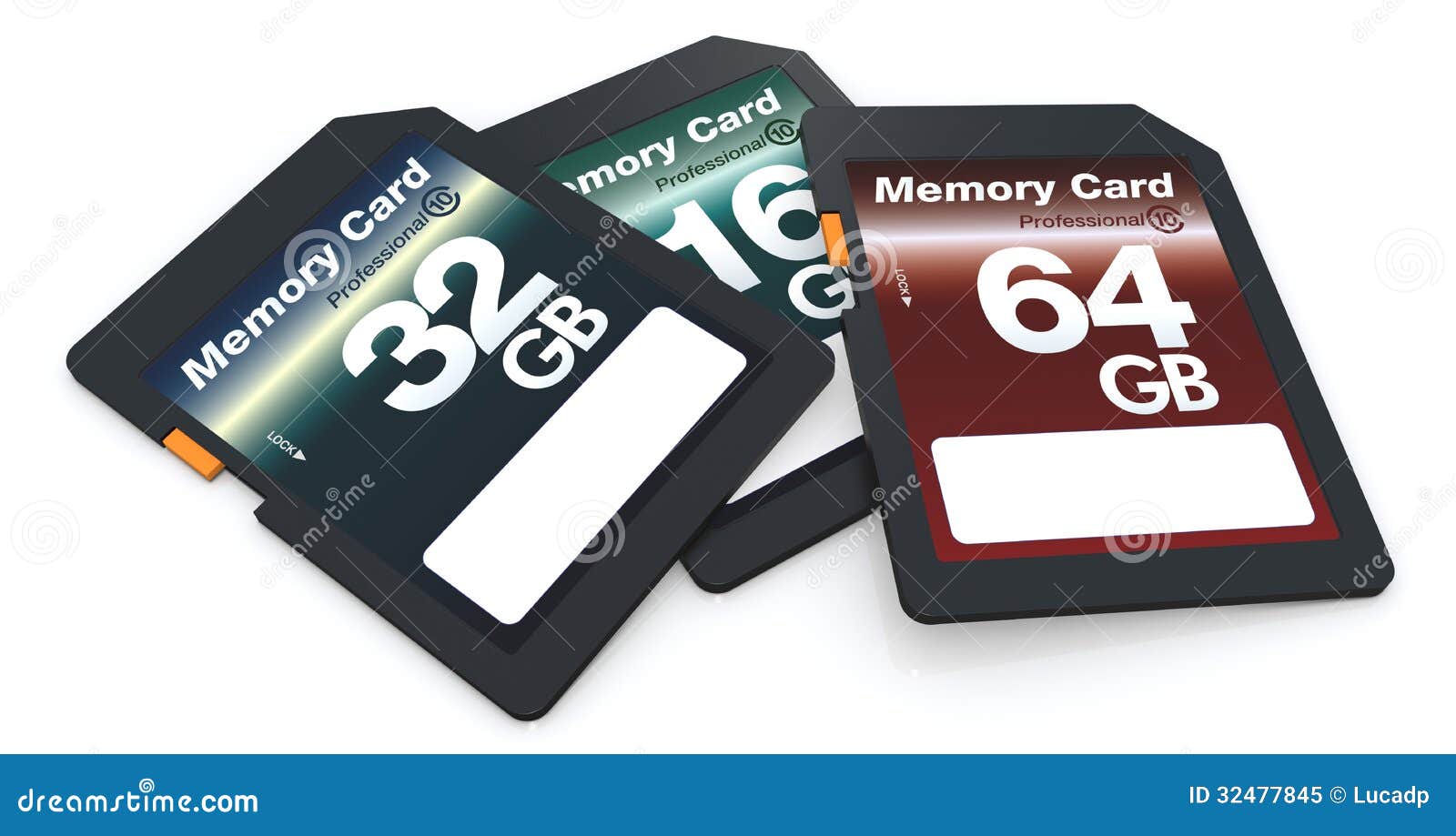 SD cards stock illustration. Illustration of macro, contact - 32477845