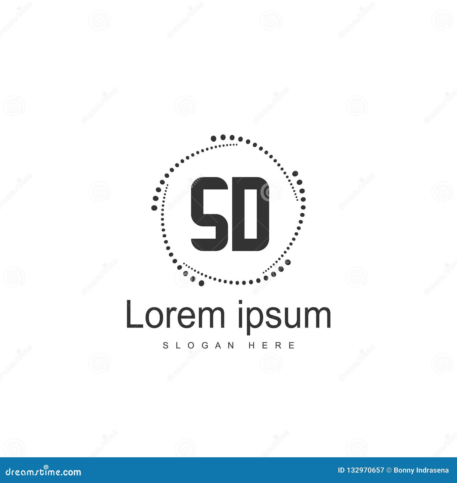 SD Letter Logo Design. Initial Letter SD Logo Template Stock ...