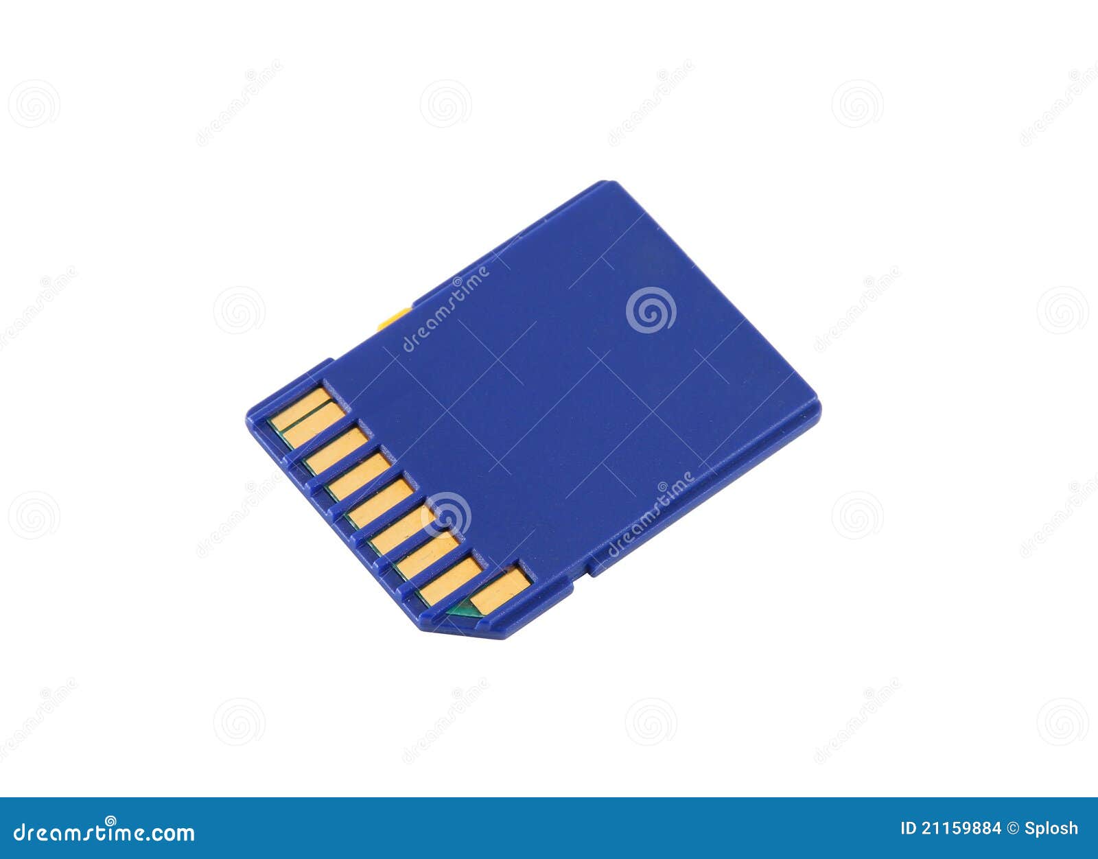 Memory Card Isolated On White Background - 2 Terabyte Stock Image ...