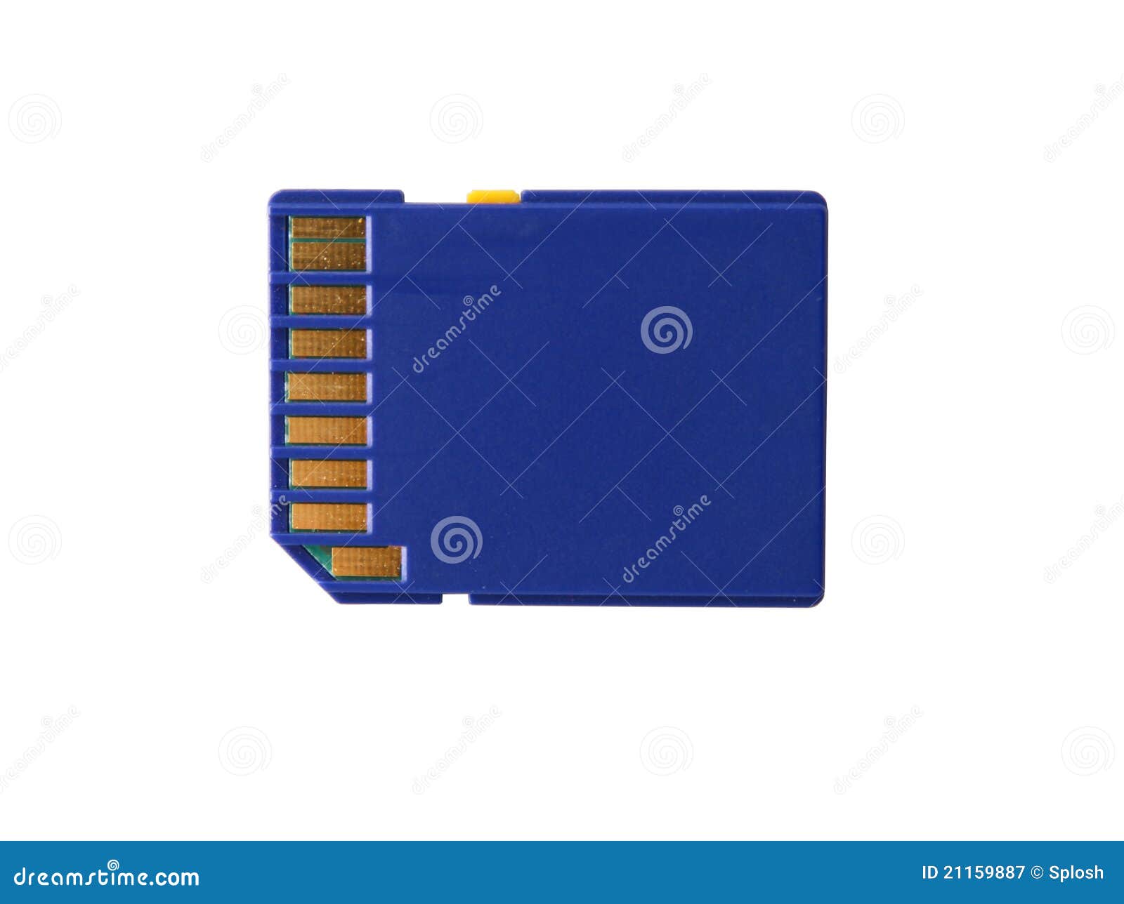Memory Card Isolated On White Background - 2 Terabyte Royalty-Free ...