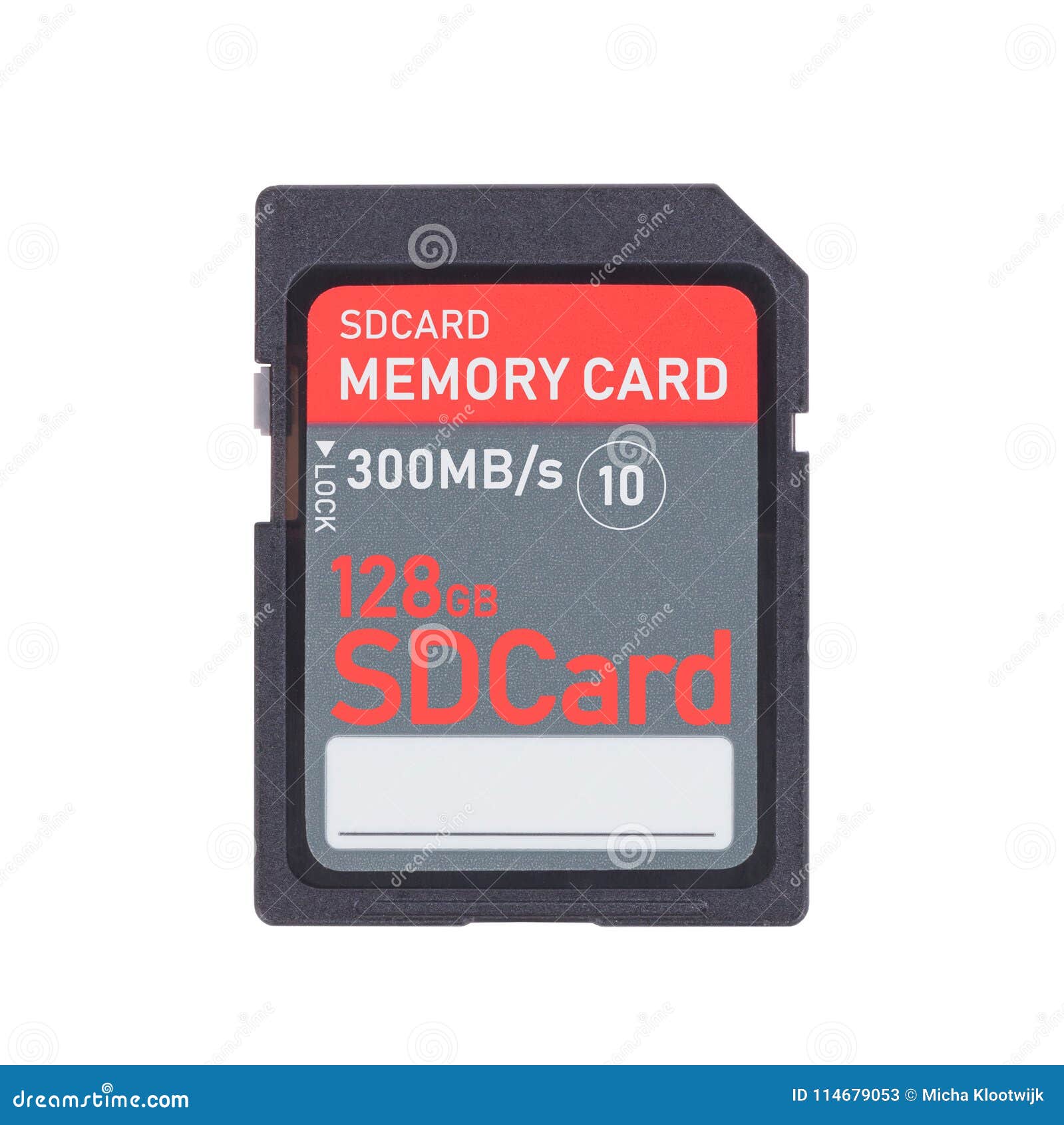 Memory Card Isolated on White Background - 128 Gigabyte Stock Image ...