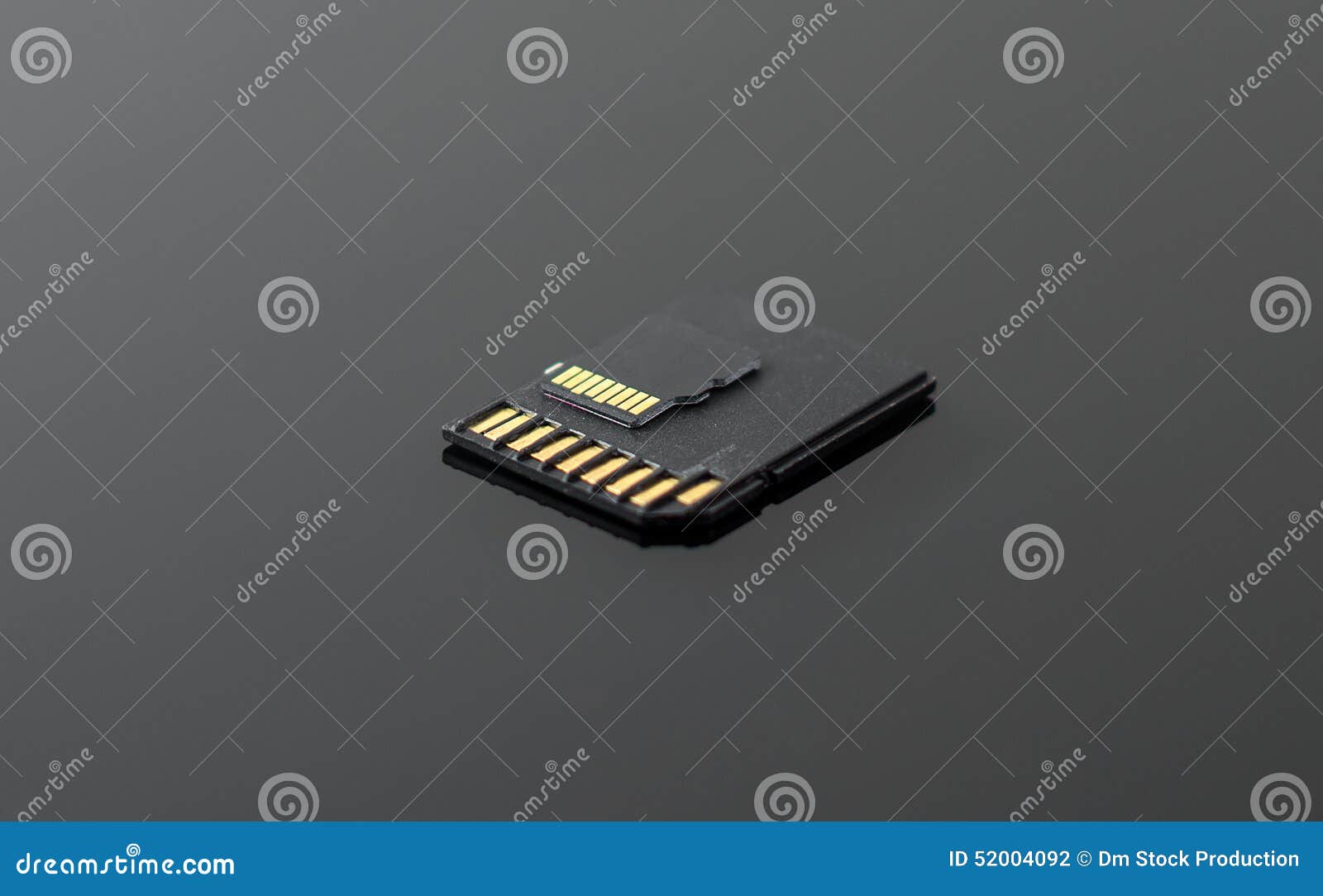 Micro Sd Card On A White Background Royalty-Free Stock Image ...