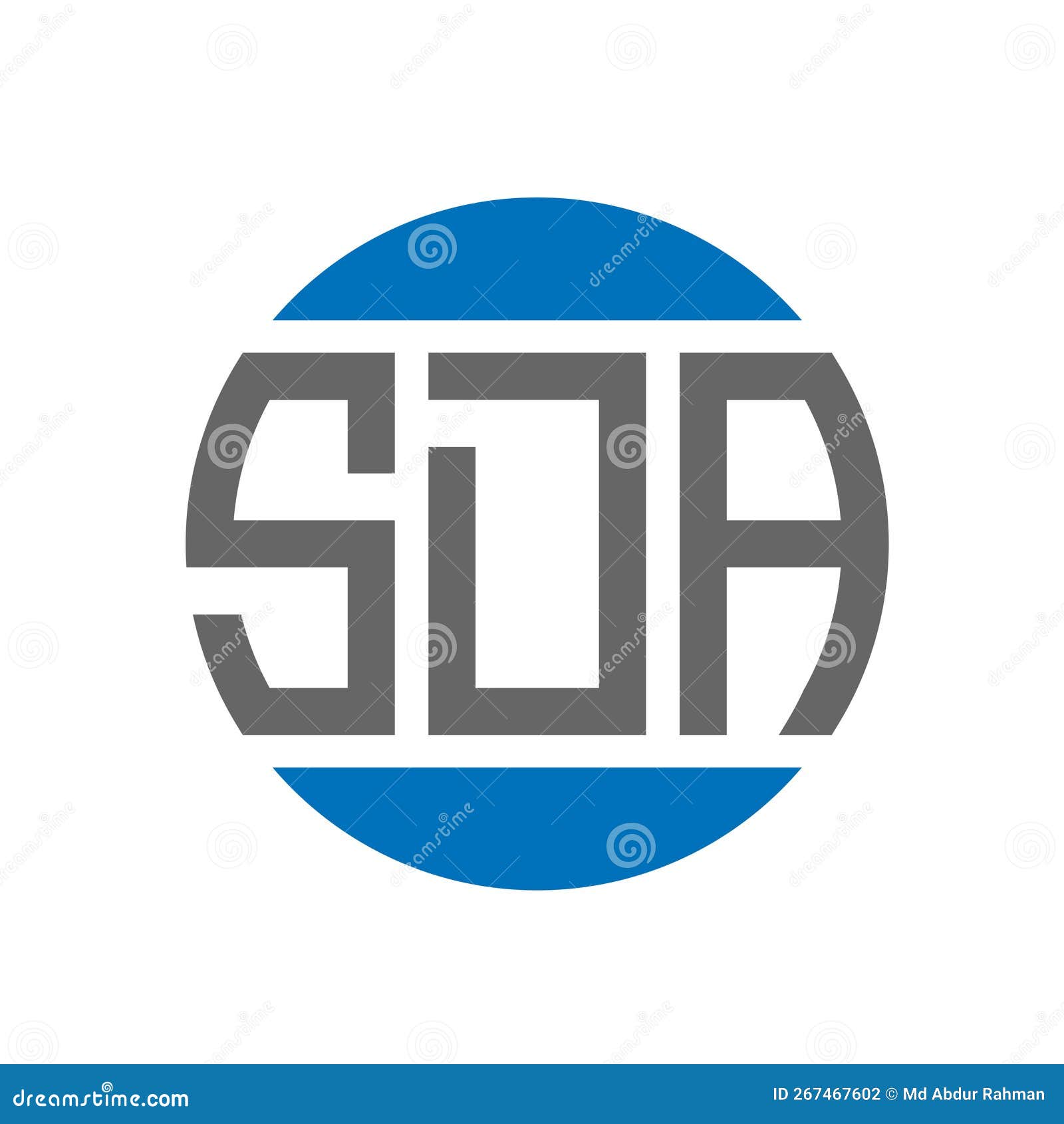 SDA Letter Logo Design on White Background. SDA Creative Initials ...