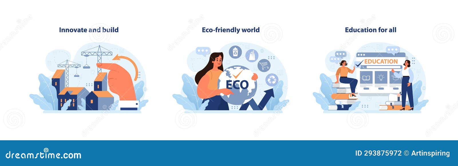 SDG or Sustainable Development Goals Set. Global Target for Better ...