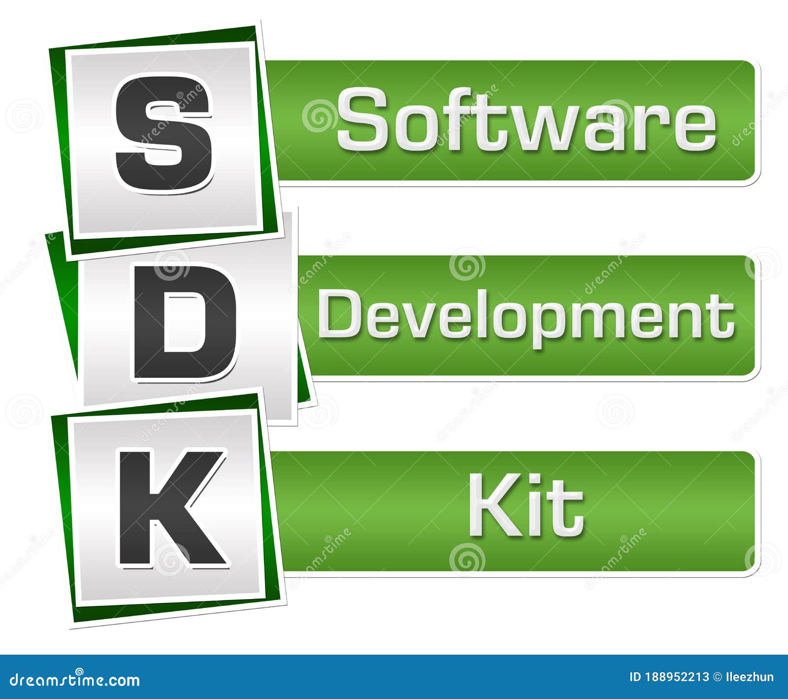 SDK - Software Development Kit Green Grey Squares Vertical Stock ... SDK - Software Development Kit Green Grey Squares Vertical Stock ...