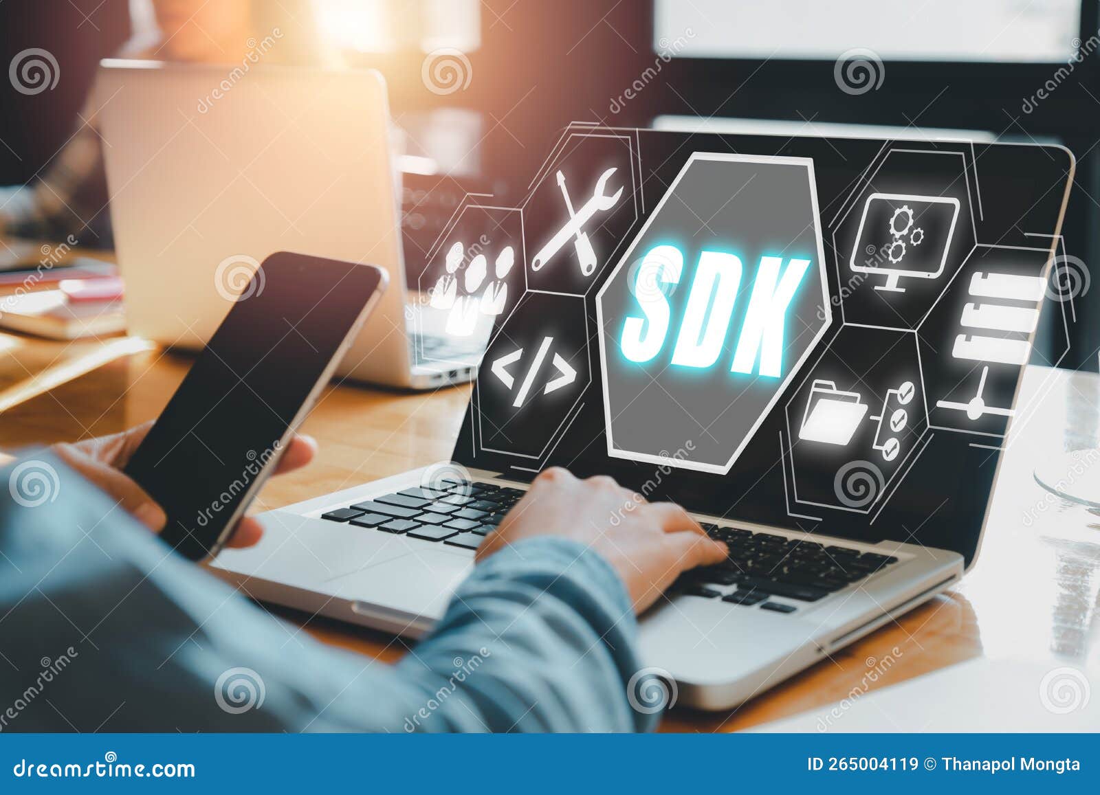 Sdk Software Development Kit Programming Language Technology Concept