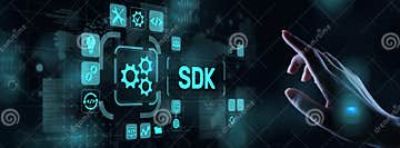 SDK Software Development Kit Programming Language Technology Concept on ...