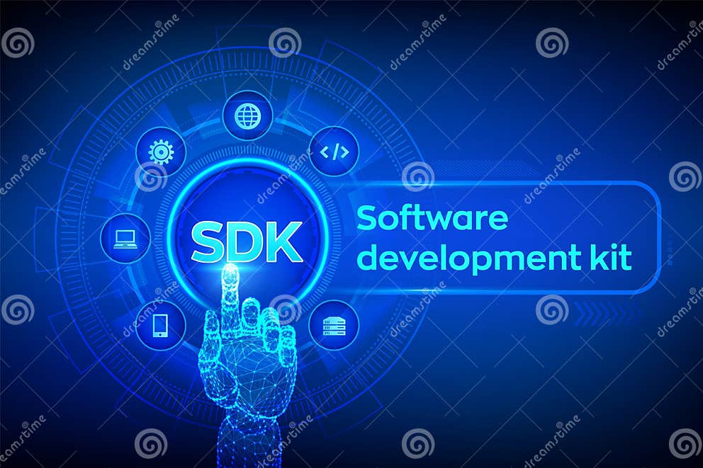 SDK. Software Development Kit Programming Language Technology Concept ...