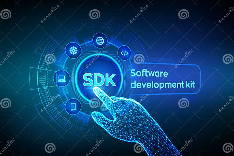 SDK. Software Development Kit Programming Language Technology Concept ...