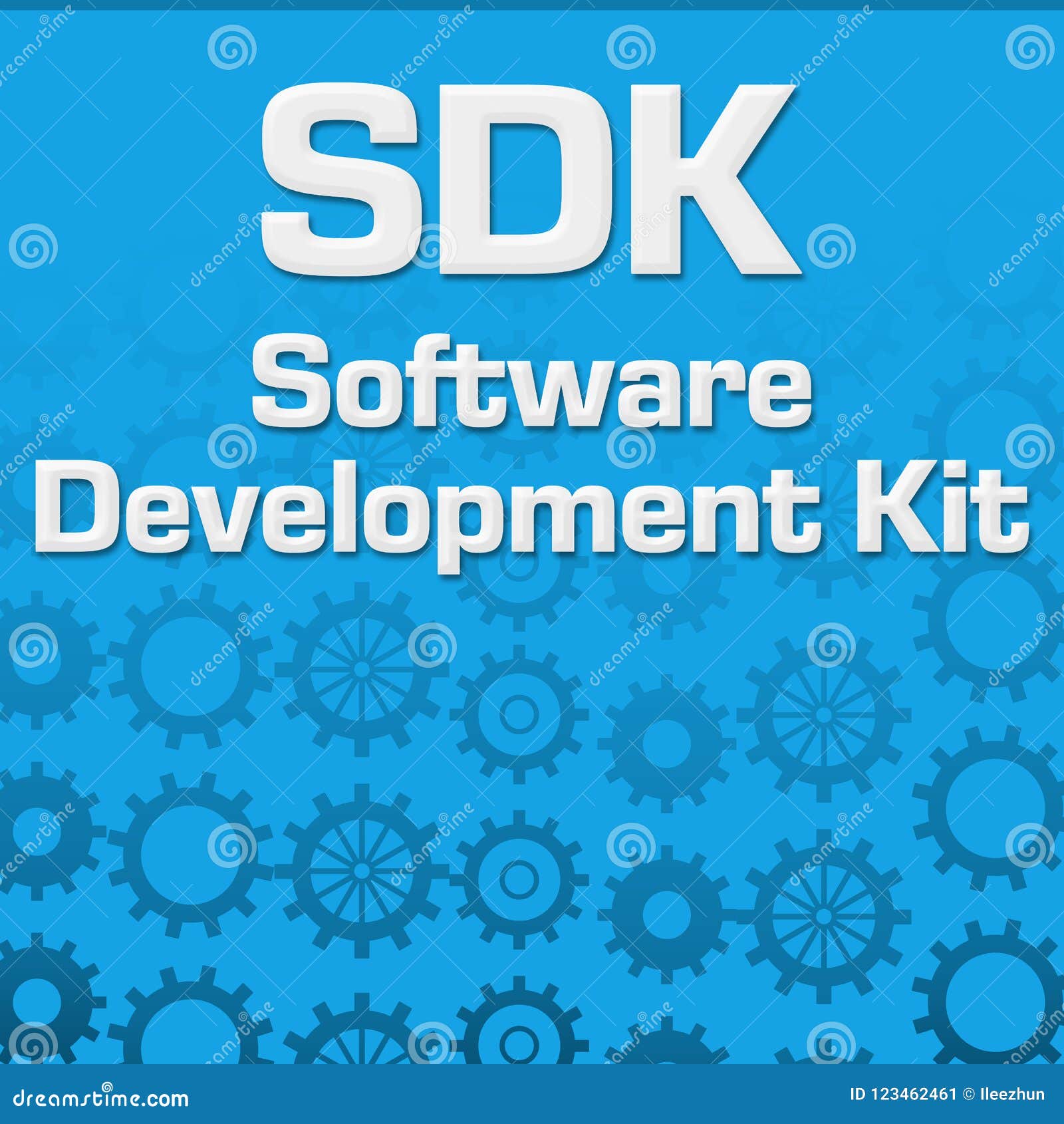 SDK - Software Development Kit Blue Gears Background Stock Illustration ... SDK - Software Development Kit Blue Gears Background Stock Illustration ...