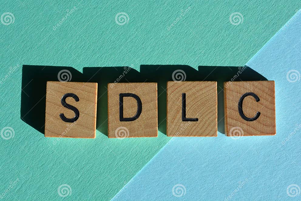 SDLC Acronym, Software Development Life Cycle Stock Photo - Image of ...