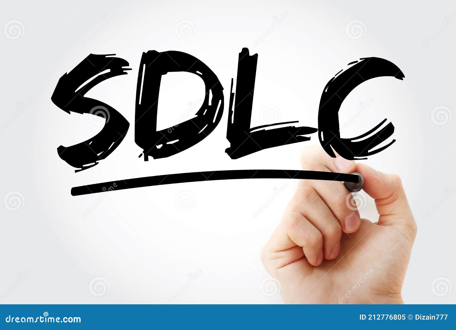 SDLC Acronym, Software Development Life Cycle Royalty-Free Stock Image ...