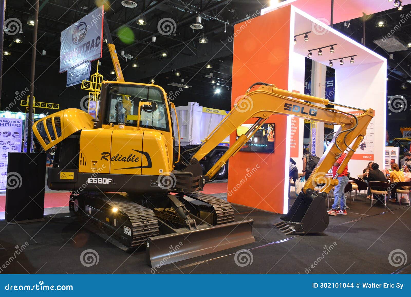 Sdlg E660fl Excavator at Philconstruct in Pasay, Philippines Editorial ...