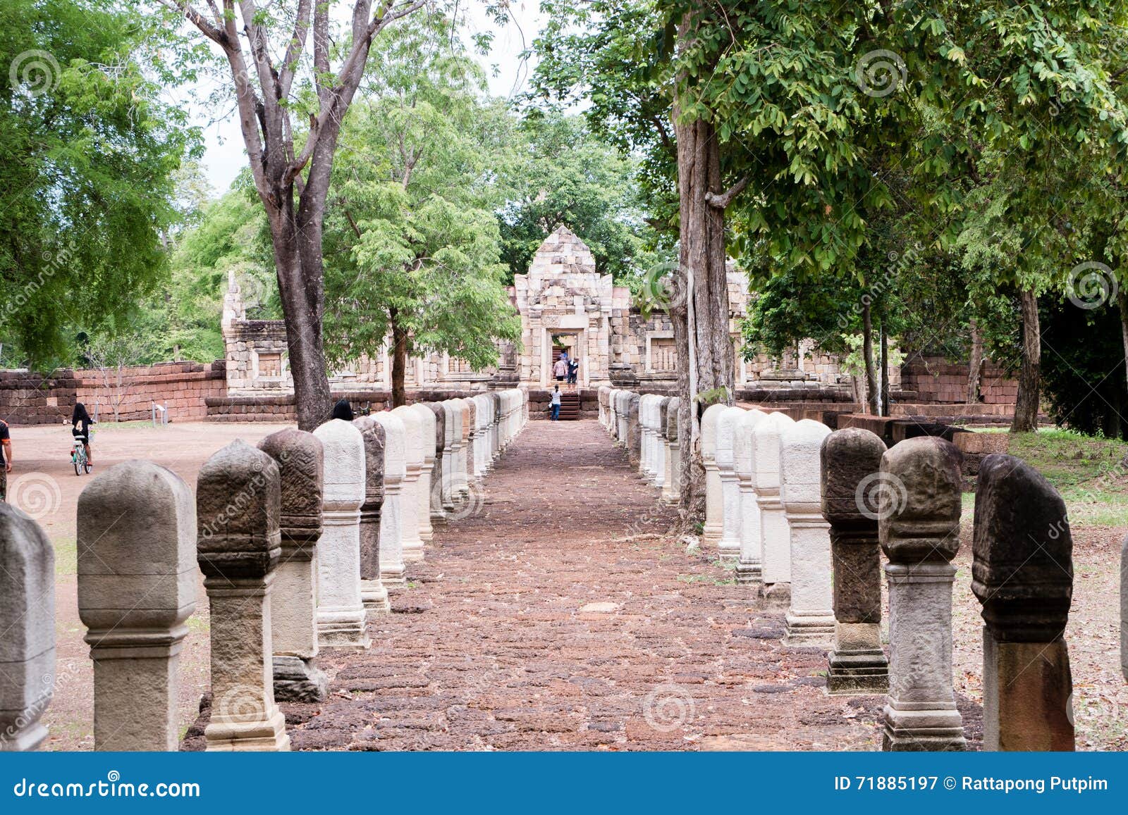 Sdok Kok Thom stock image. Image of cambodia, archeology - 71885197