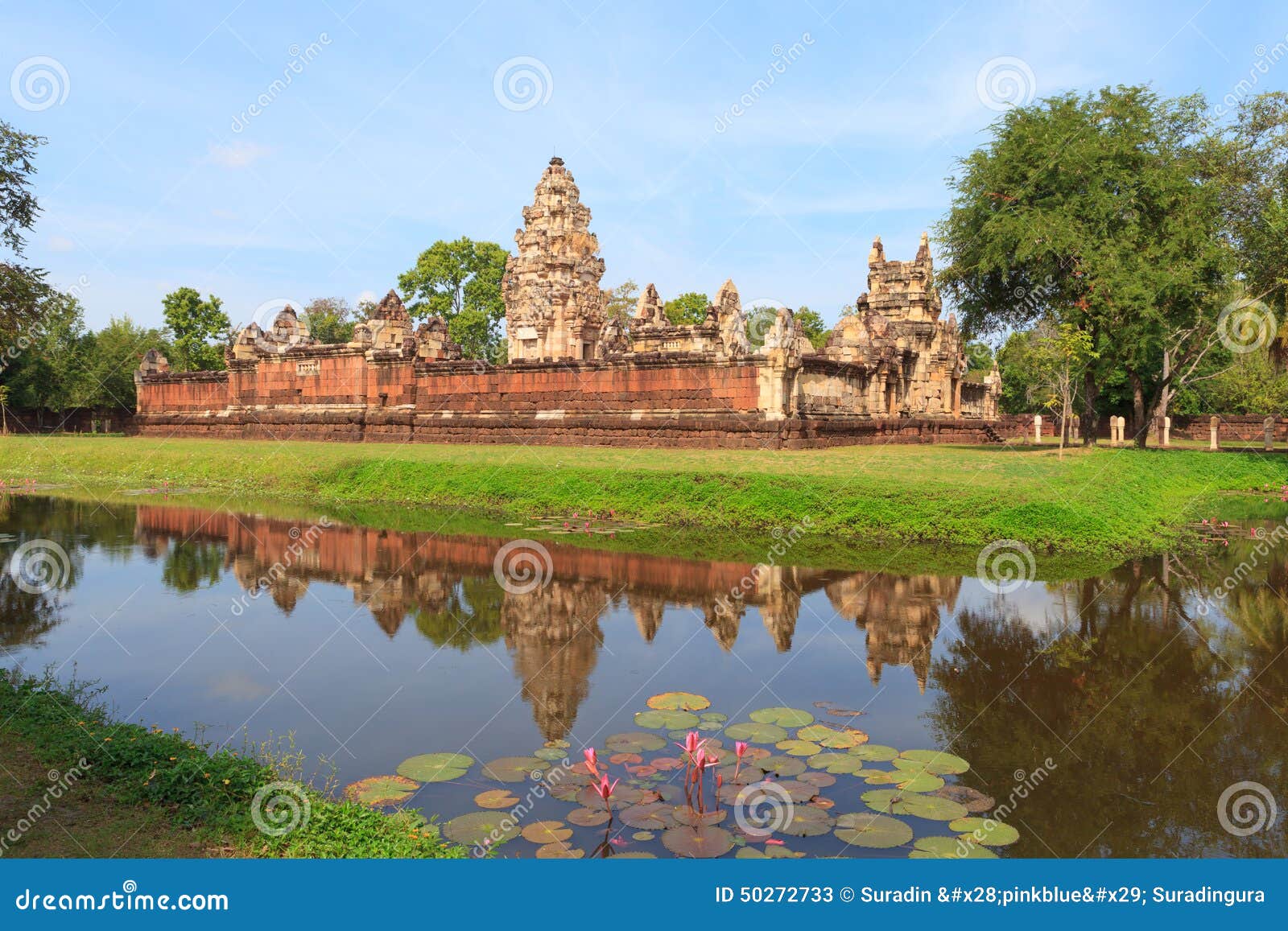 Sdok Kok Thom, Khmer Temple Royalty-Free Stock Photo | CartoonDealer ...