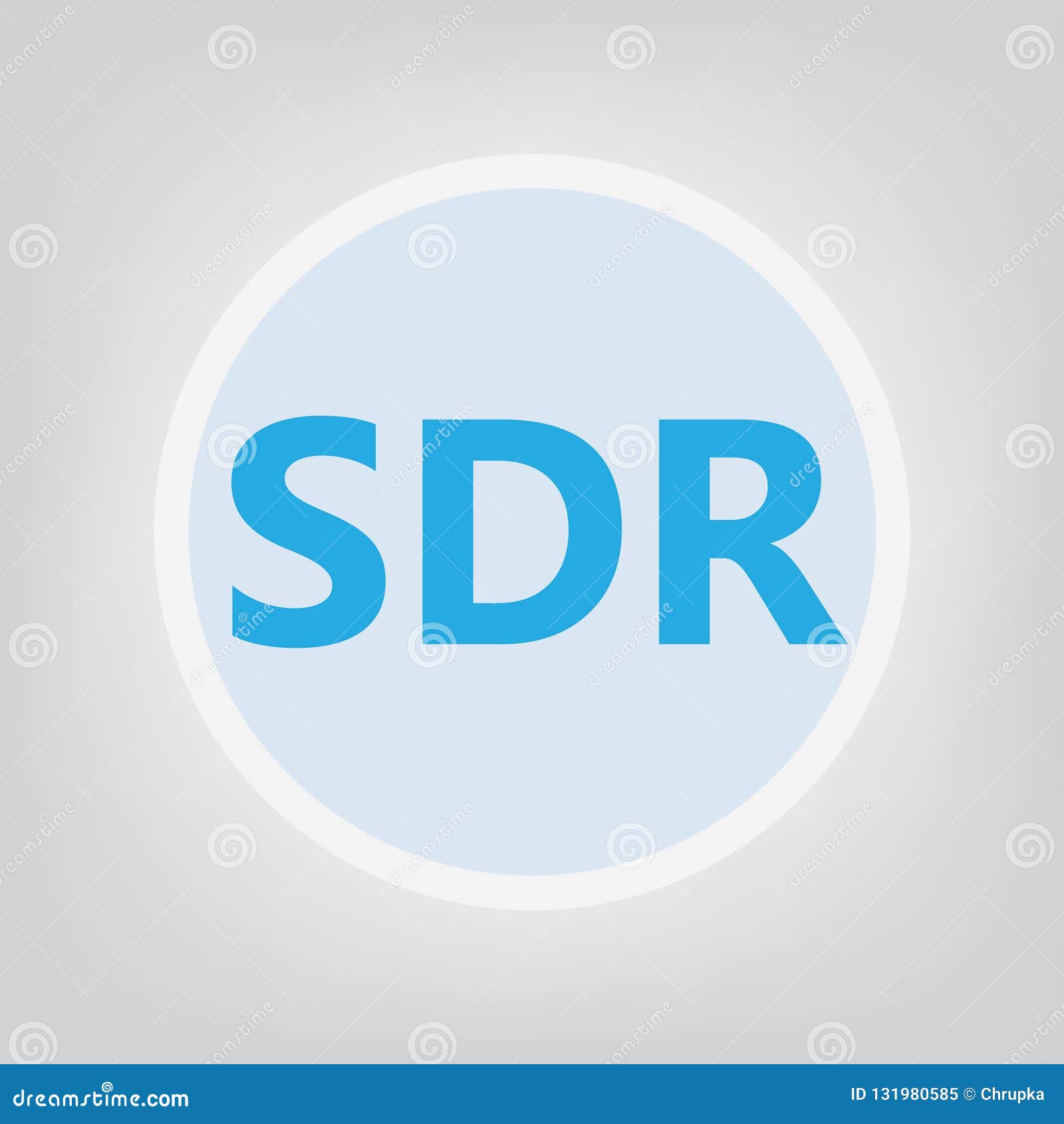 SDR Software-defined Radio Acronym Stock Vector - Illustration of ...