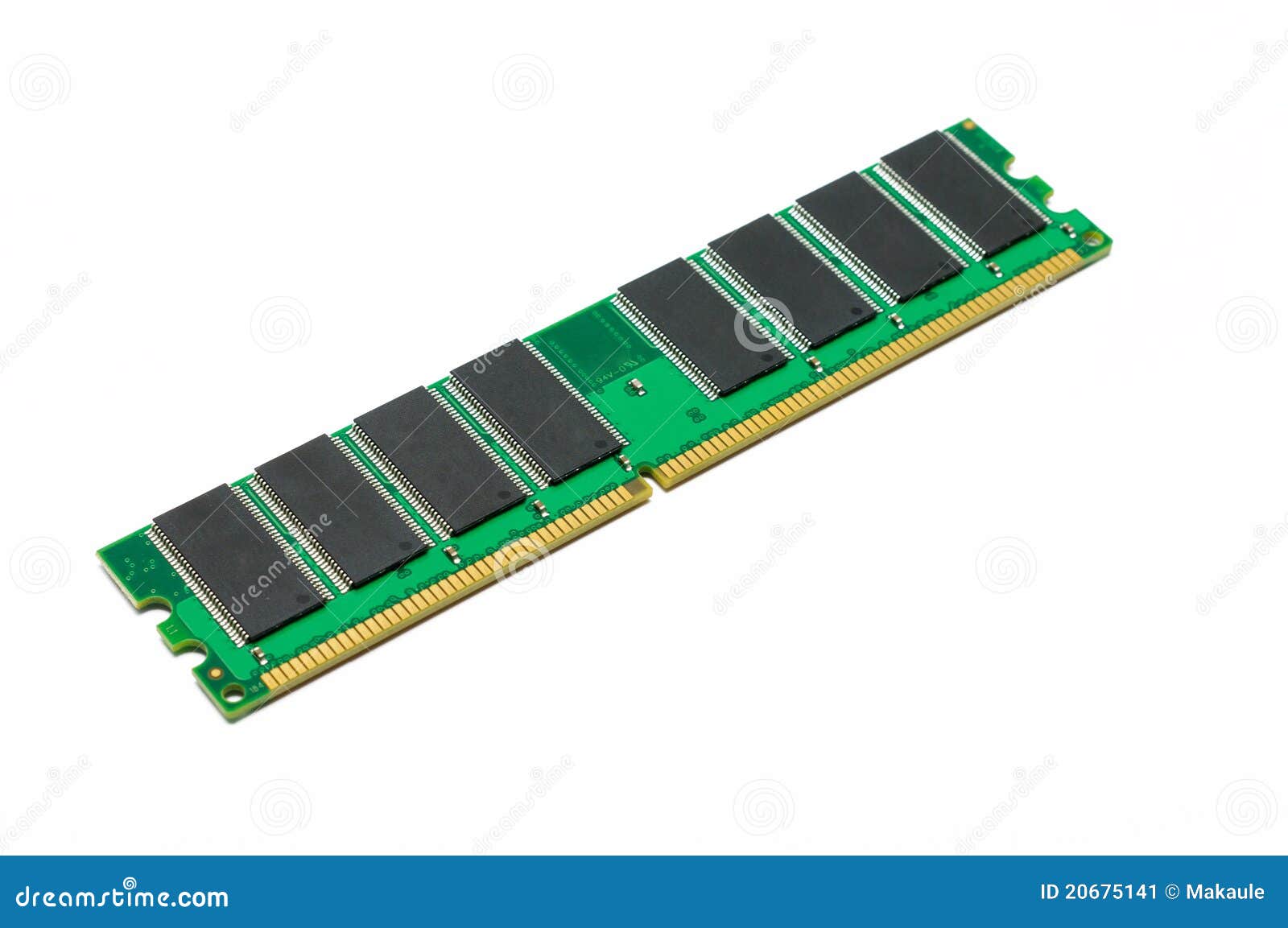 SDRAM module stock image. Image of circuit, testability - 20675141