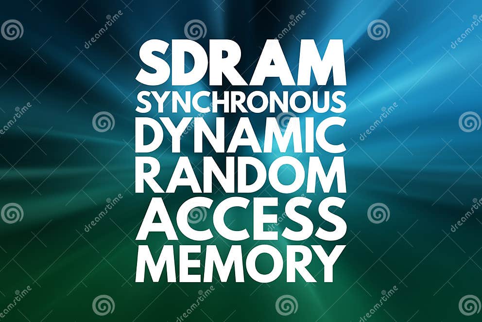 SDRAM - Synchronous Dynamic Random-Access Memory Acronym, Technology ...
