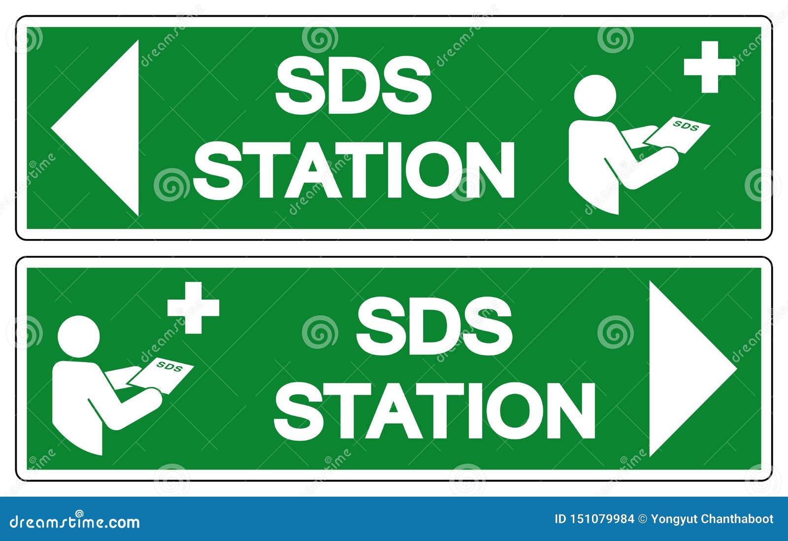 SDS Station Symbol Sign, Vector Illustration, Isolate On White ...