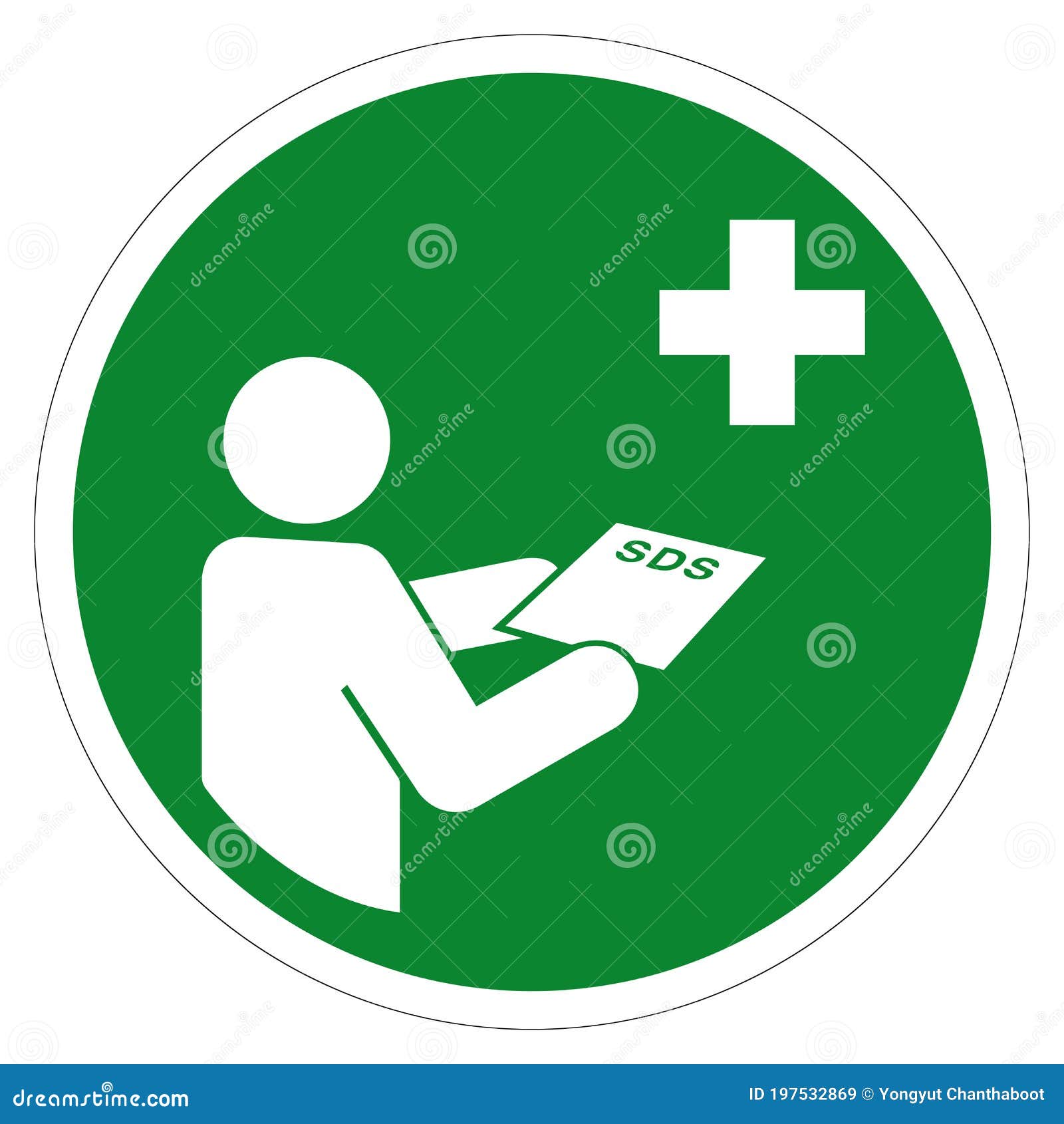 SDS Station Symbol Sign, Vector Illustration, Isolate On White ...