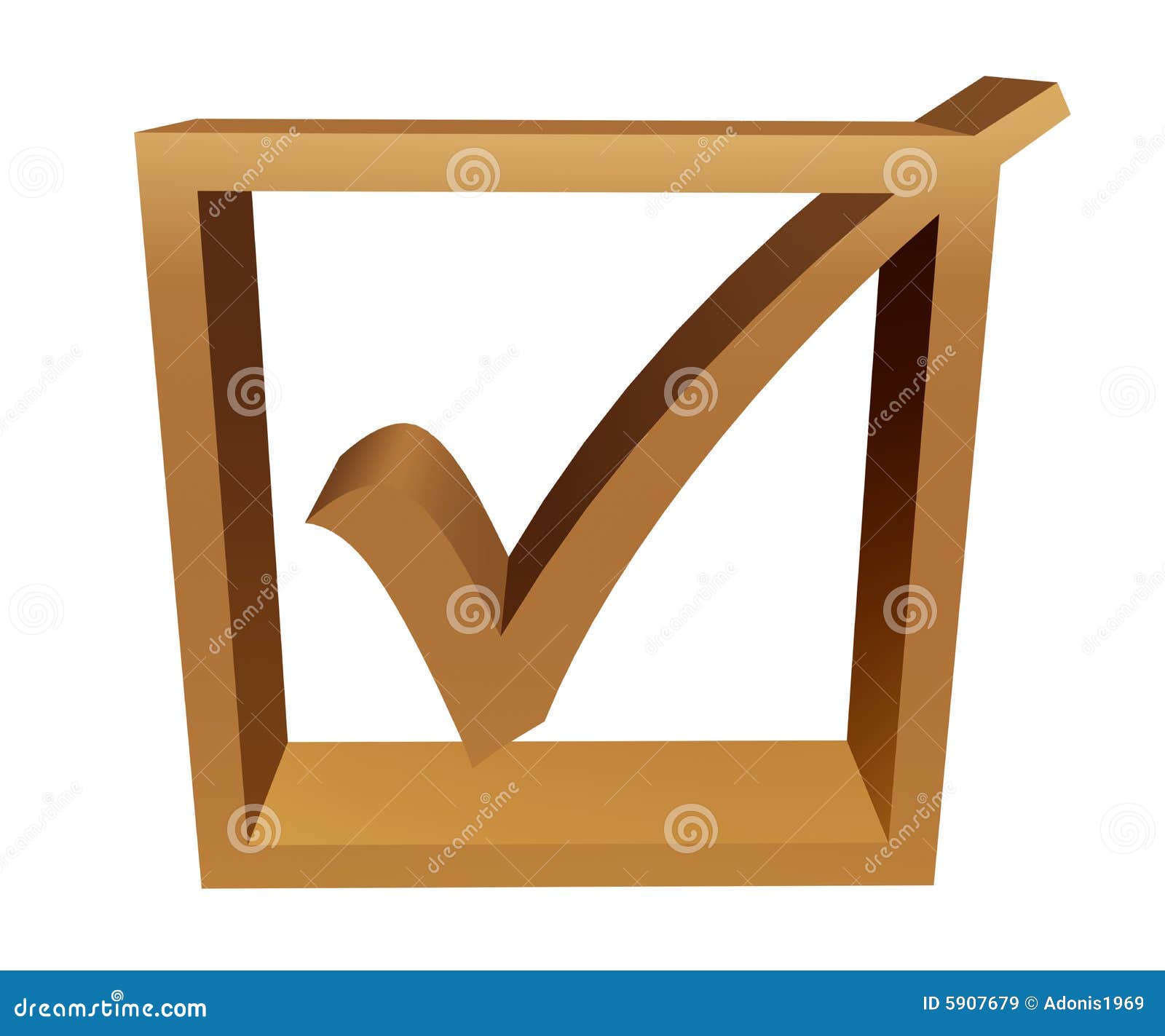 Señal aceptable stock de ilustración. Ilustración de prueba - 5907679