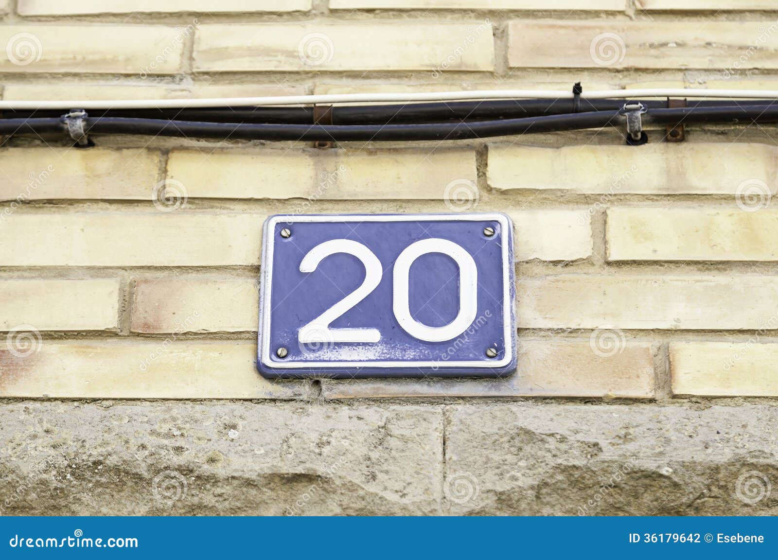 Señal con el número veinte foto de archivo. Imagen de ceremonia - 36179642