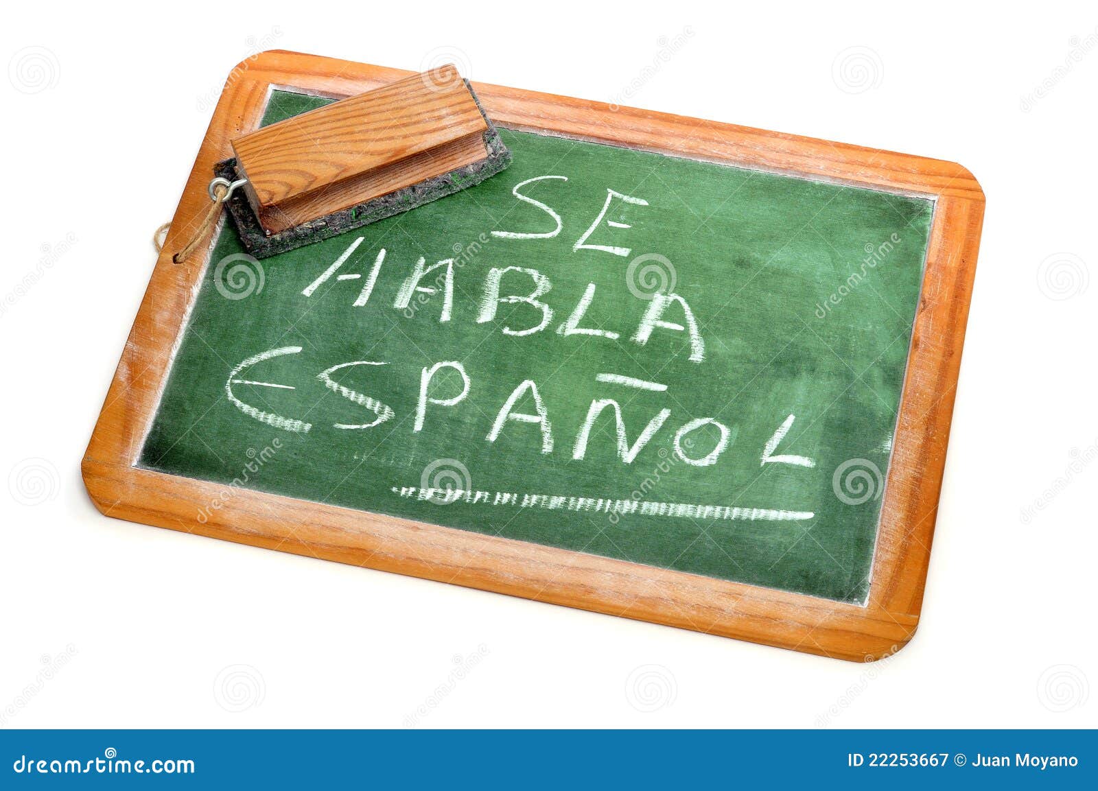 Se habla el español imagen de archivo. Imagen de escriba - 22253667