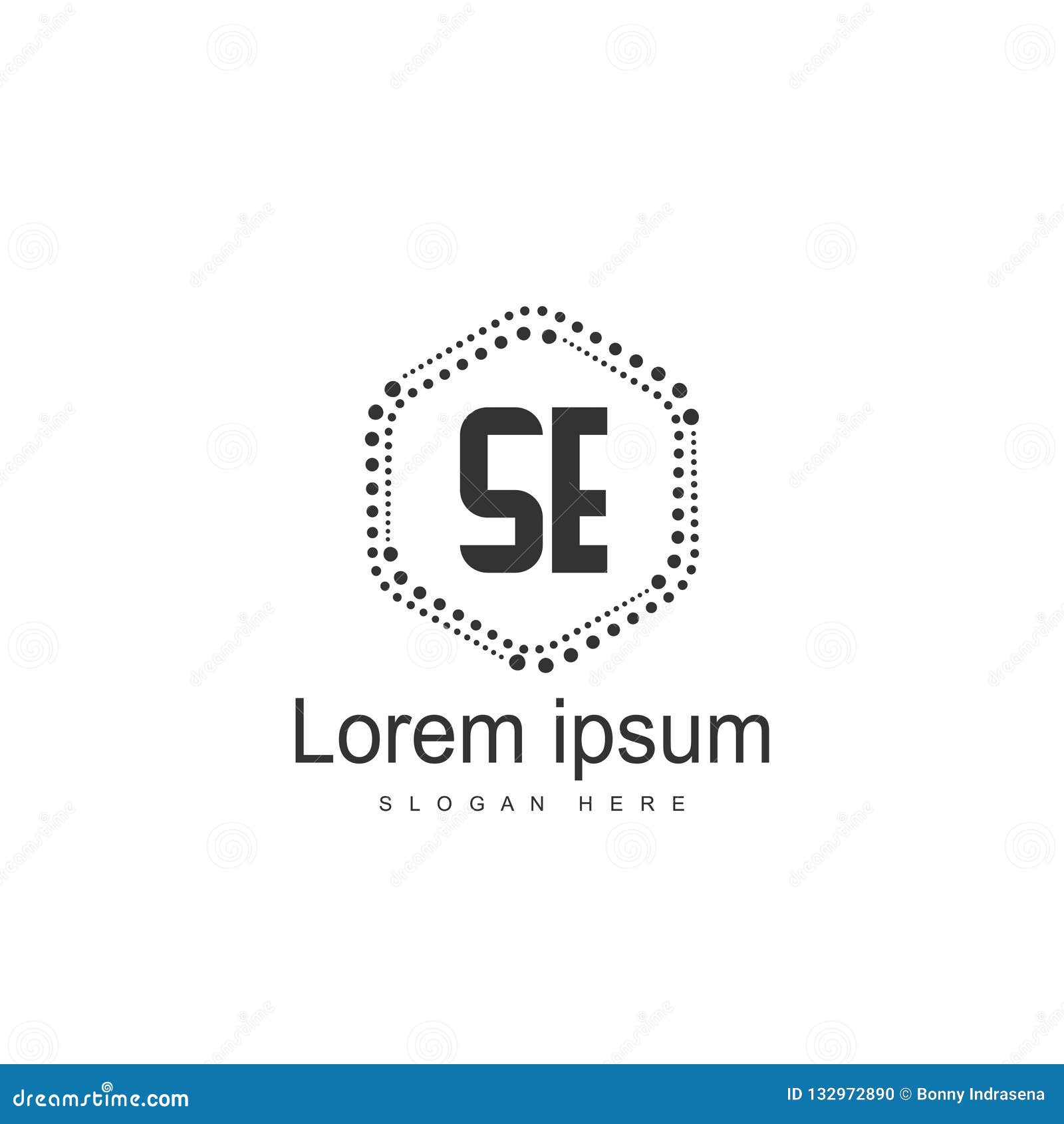 SE Letter Logo Design. Initial SE Logo Template Stock Illustration ...