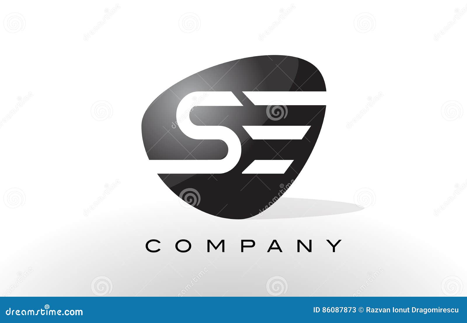 SE Logo. Letter Design Vector. Stock Vector - Illustration of company ...