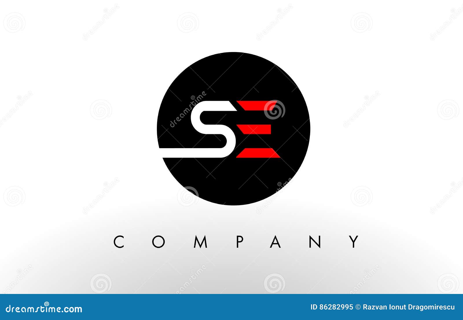 SE Logo. Letter Design Vector. Stock Vector - Illustration of logo ...