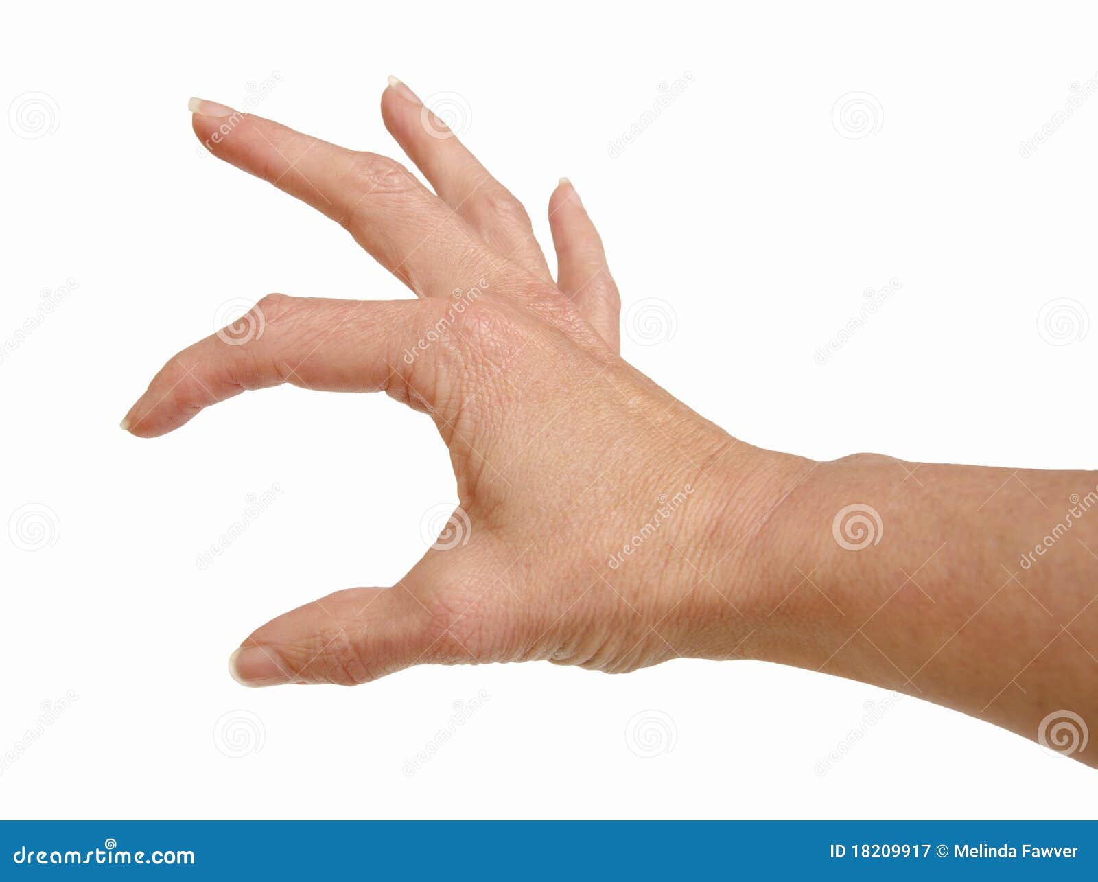 Se retenir de doigts image stock. Image du personne, femelle - 18209917