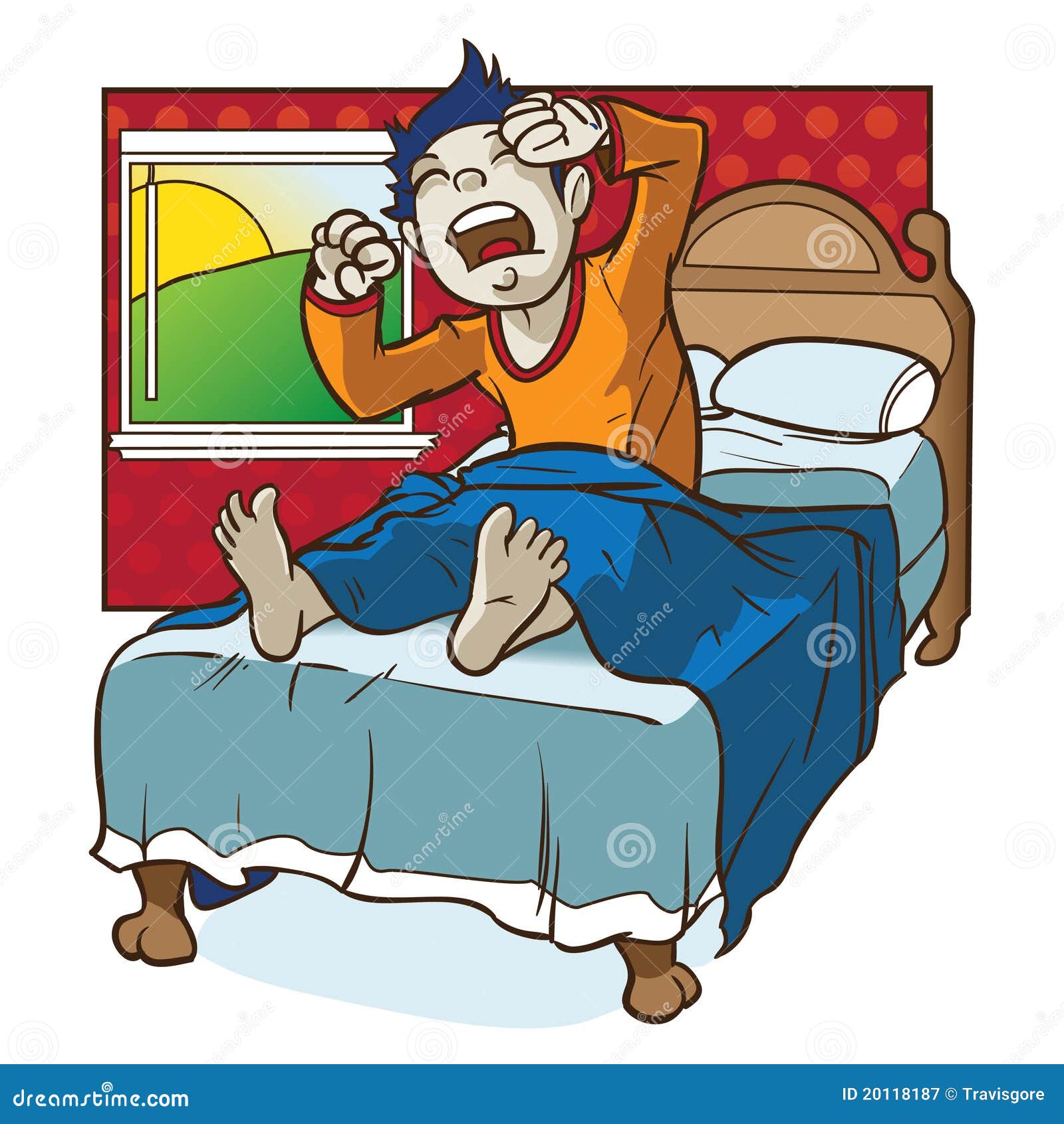 Se Réveiller Le Matin. Photographie stock libre de droits - Image: 20118187