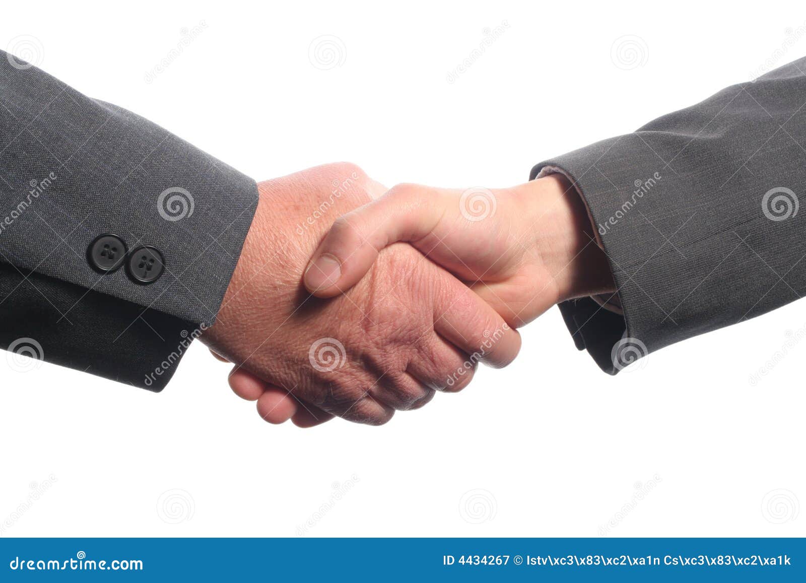 Se serrer la main image stock. Image du emploi, gris, convenez - 4434267