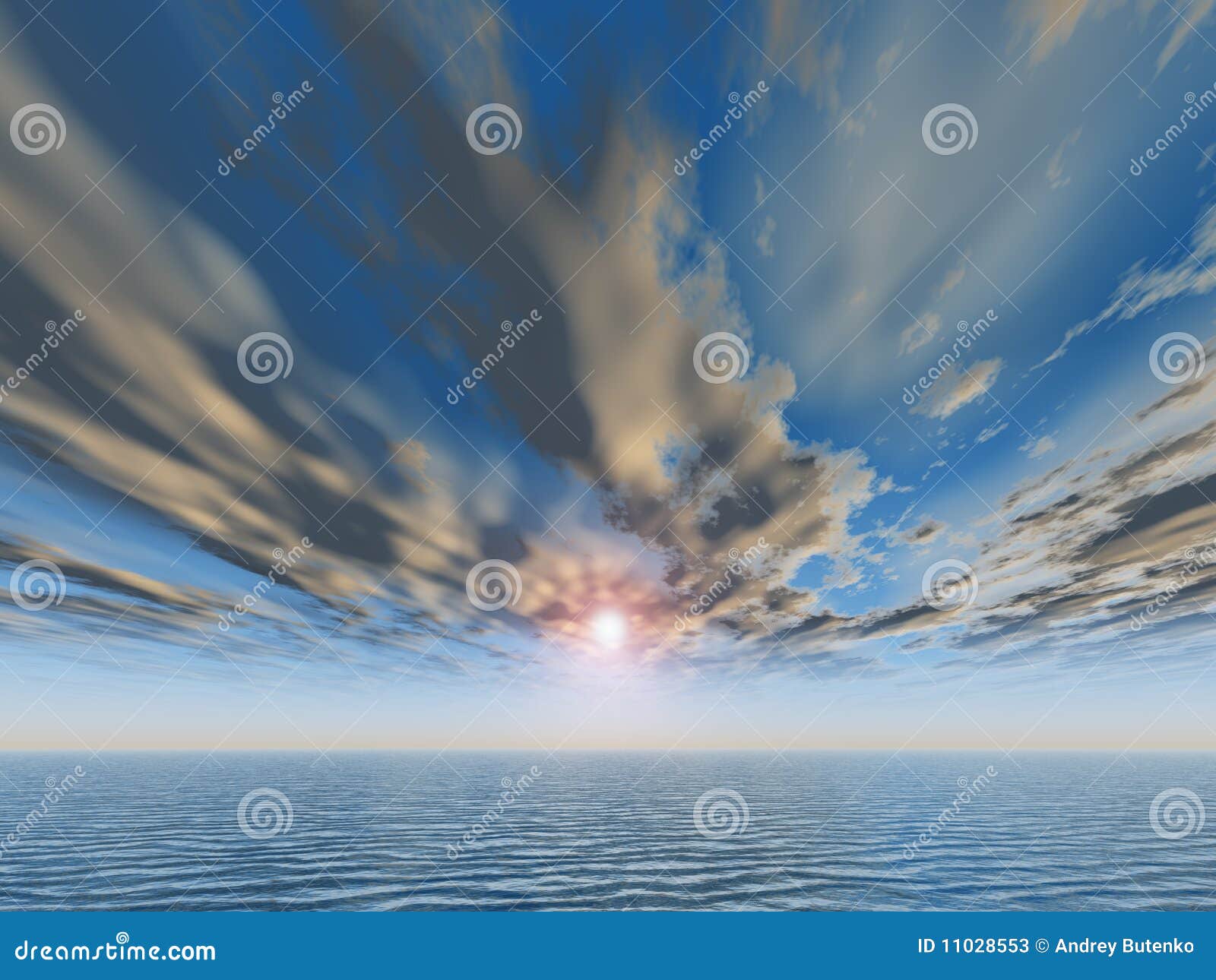 Sea stock image. Image of mediterranean, horizontal, horizon - 11028553