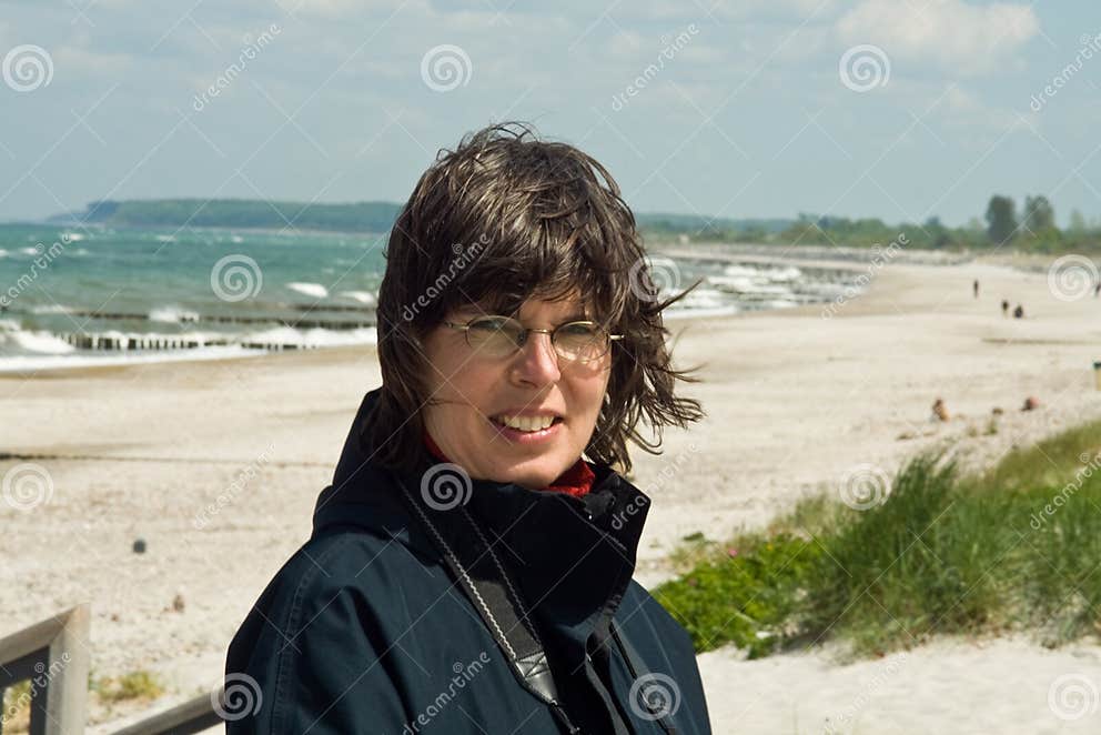 At the sea stock image. Image of disheveled, water, vacation - 7267413