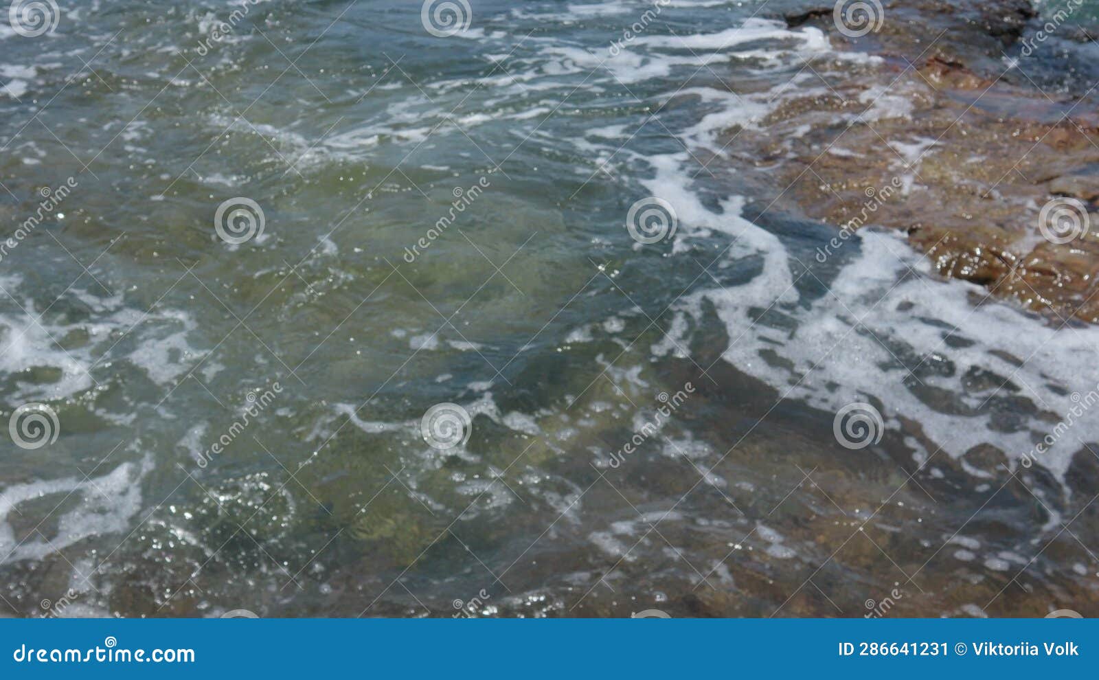 The sea is agitated stock video. Video of water, tropics - 286641231