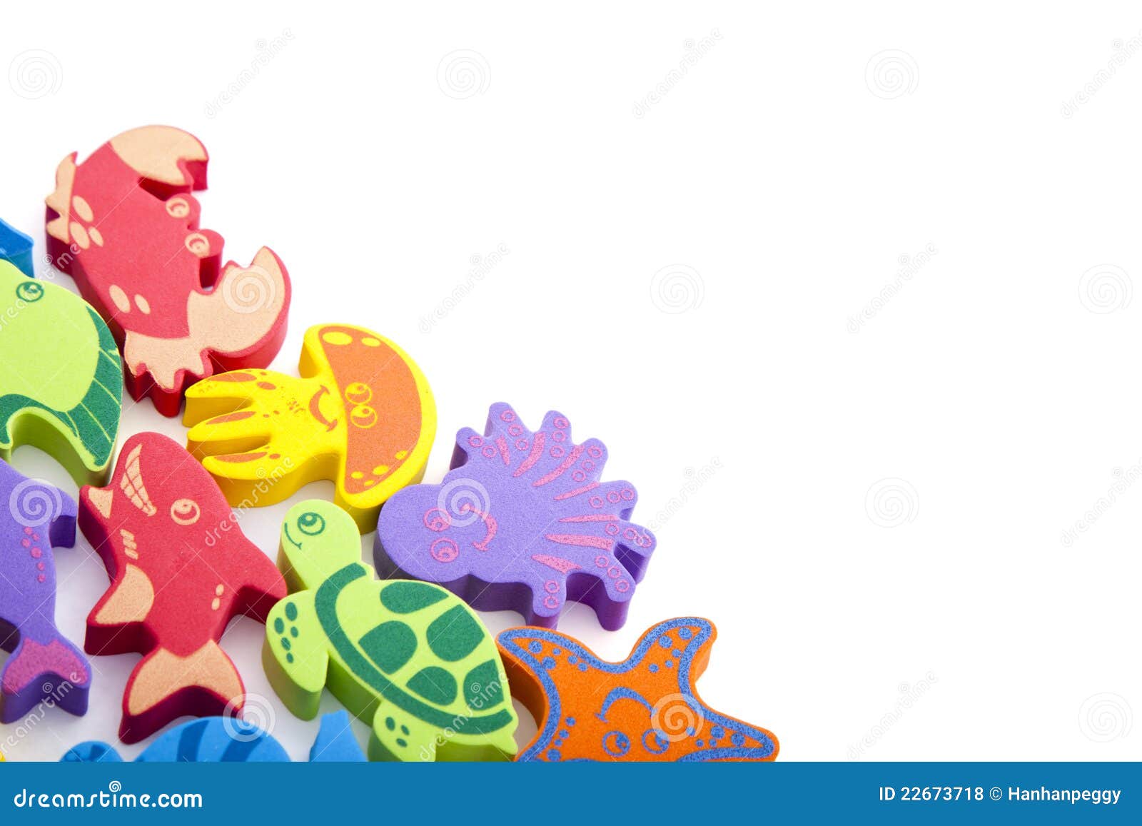 Sea animals border stock photo. Image of crab, mammal - 22673718