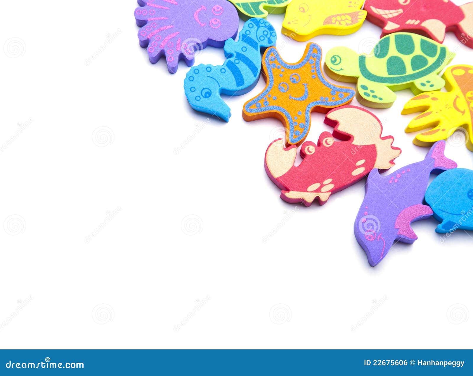 Sea animals border stock photo. Image of oceanic, corner - 22675606