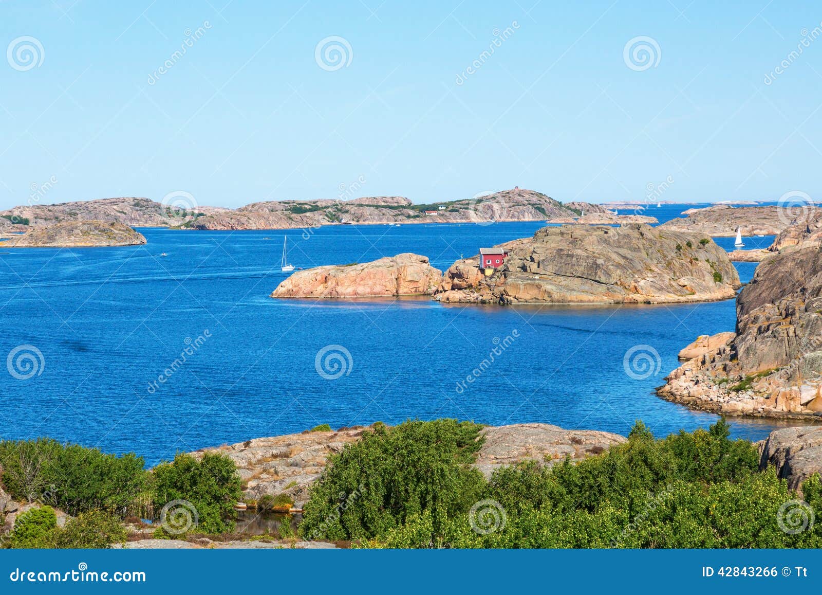 Sea archipelago stock photo. Image of looking, panoramic - 42843266