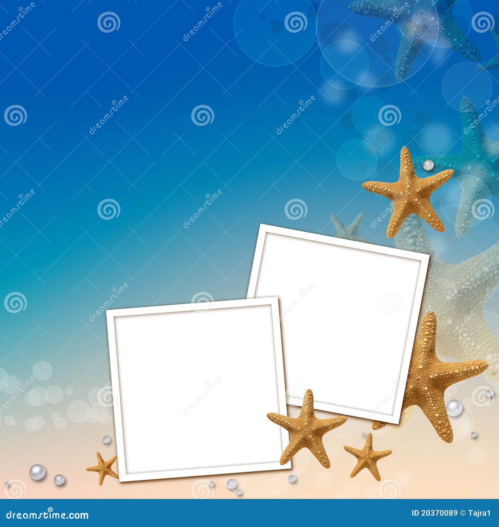 Sea Background With Frames Royalty-Free Stock Photography ...