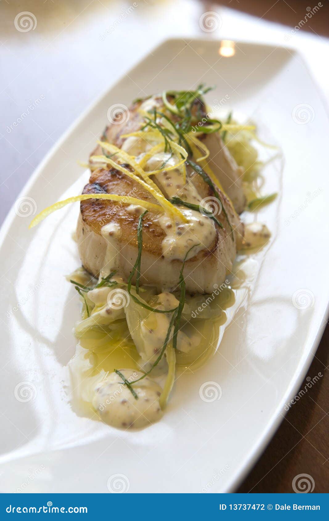 Sea Bass Dish stock photo. Image of seafood, fish, white - 13737472