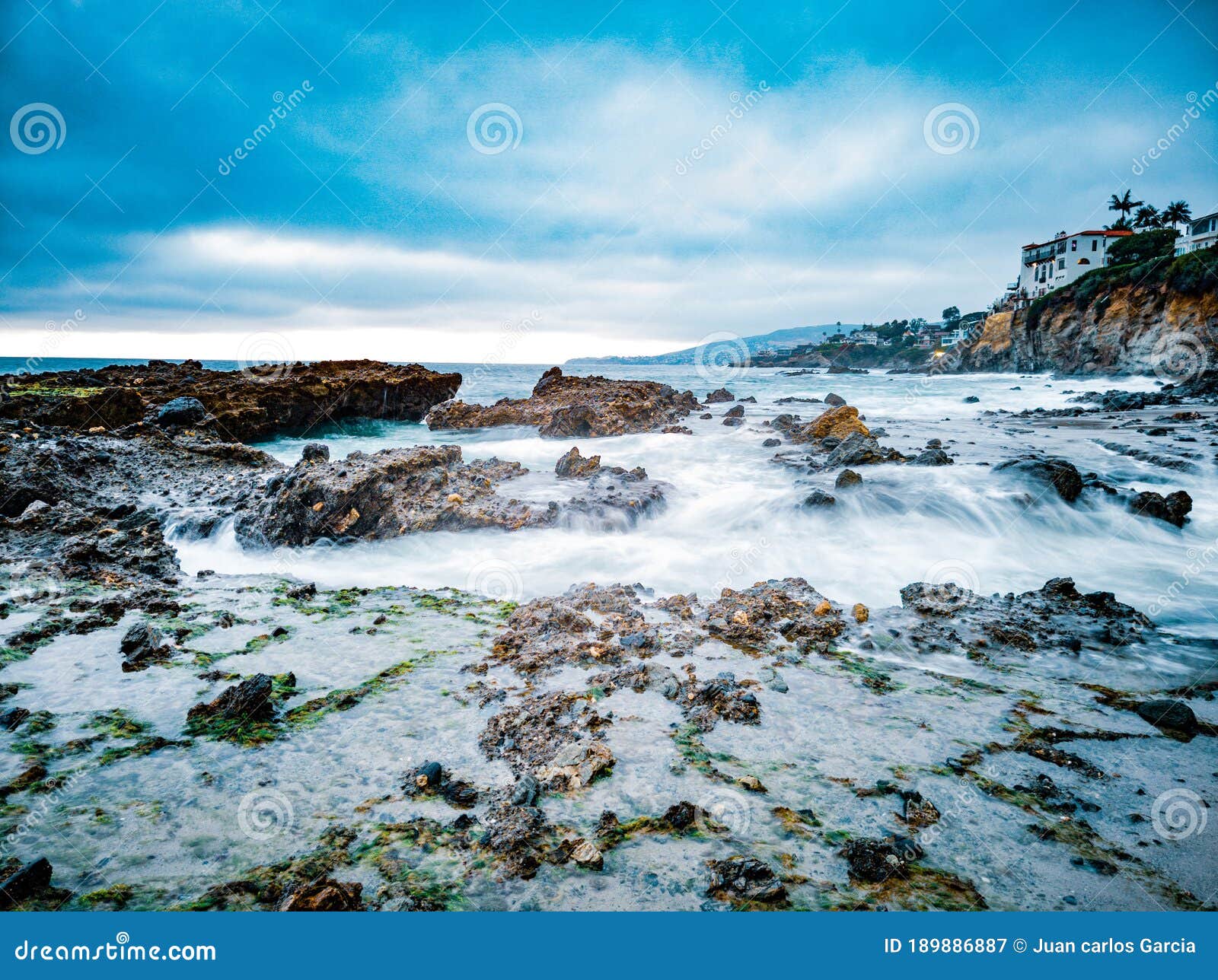 Sea beach California ocean stock image. Image of cloud - 189886887