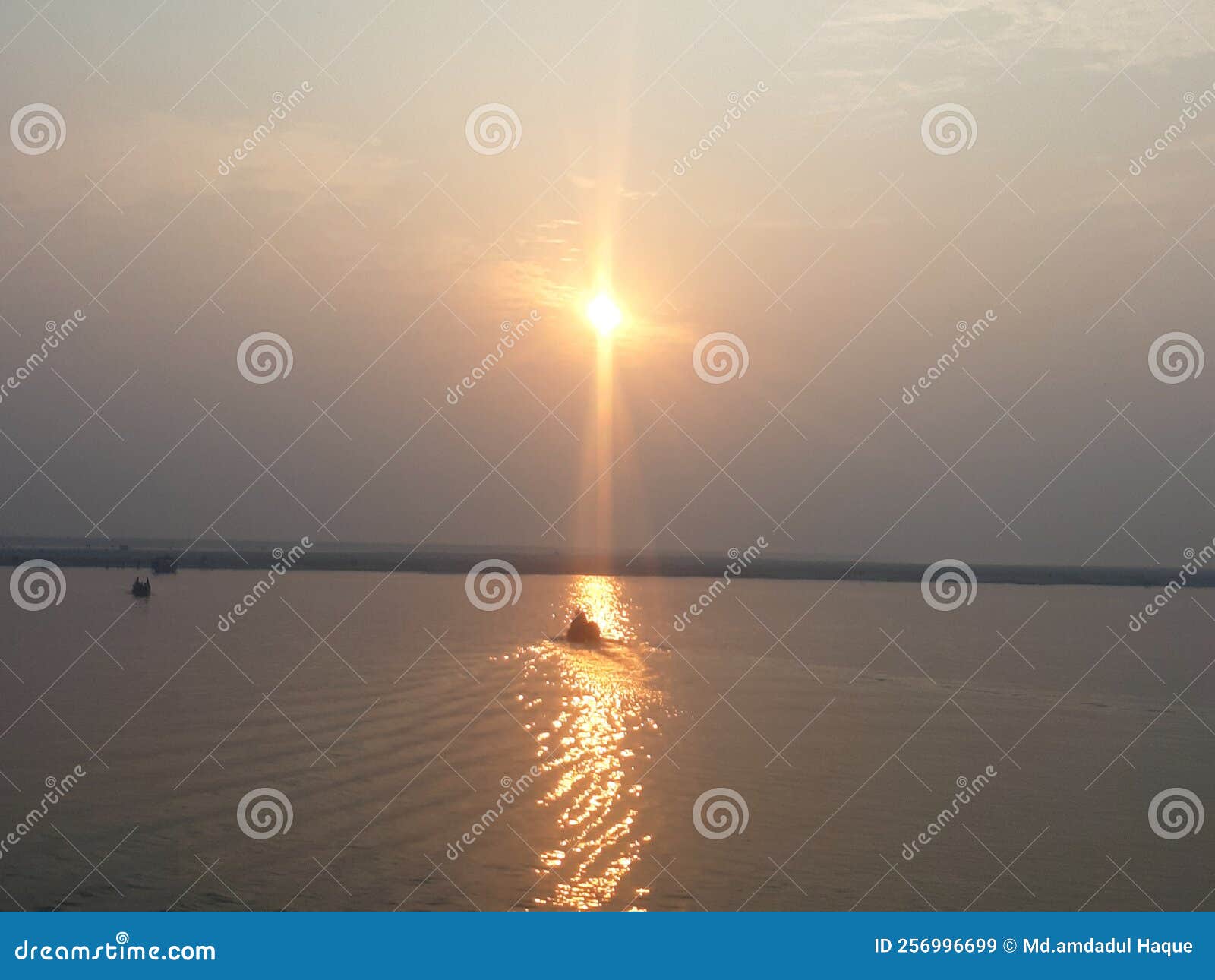 Sea Beach Creative Photography with Sunset Stock Image - Image of open ...
