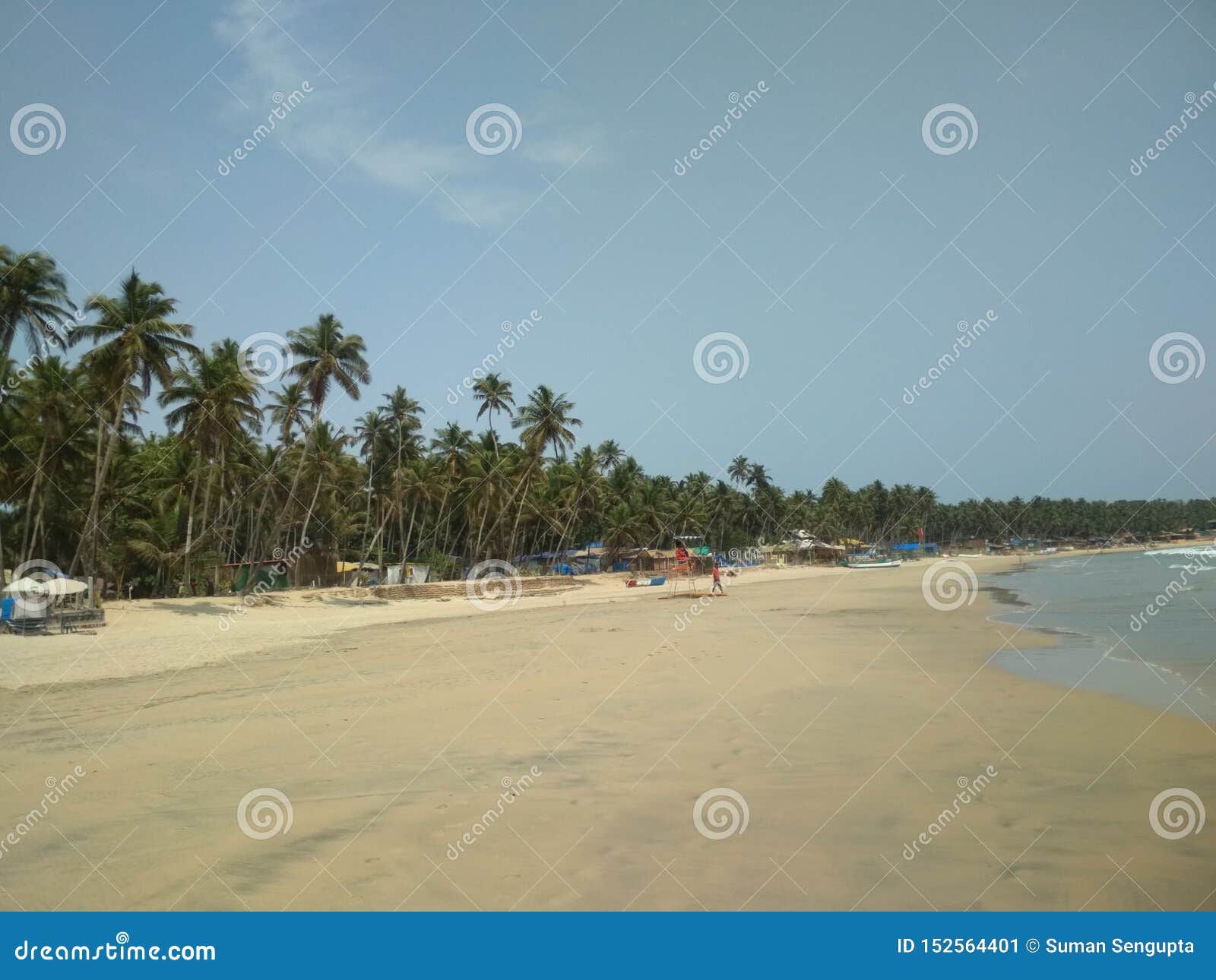 Sea Beach of GOA editorial photo. Image of aguda, tourist - 152564401