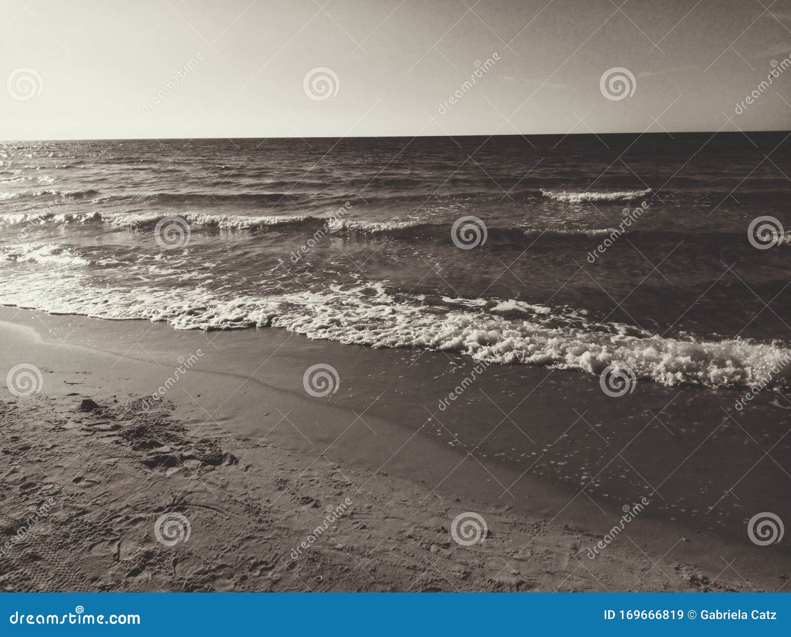 Seascape in monochrome stock image. Image of backround - 169666819