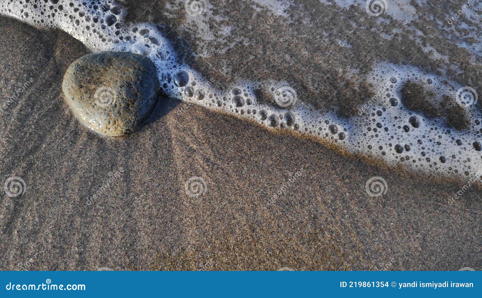 Sea, beach and the rock stock photo. Image of asphalt - 219861354