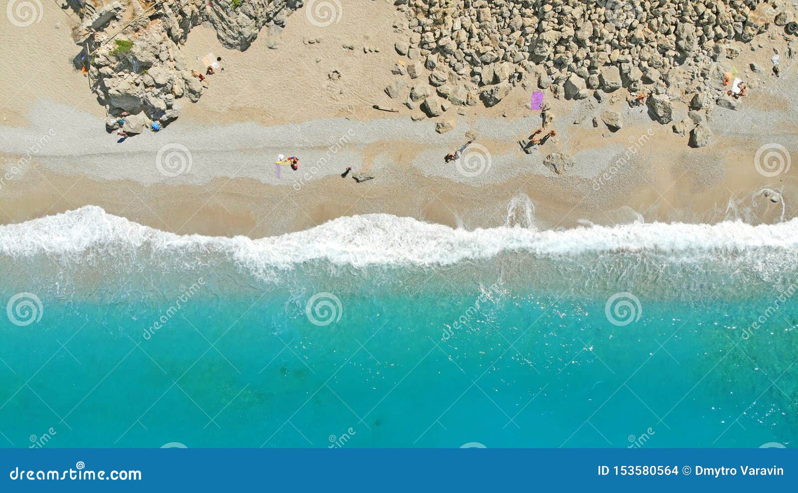Sea beach top view stock photo. Image of outdoor, exotic - 153580564