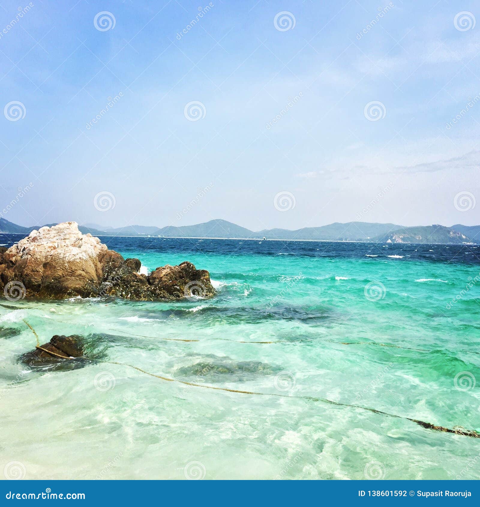 Sea stock photo. Image of beautiful, island, blue, place - 138601592
